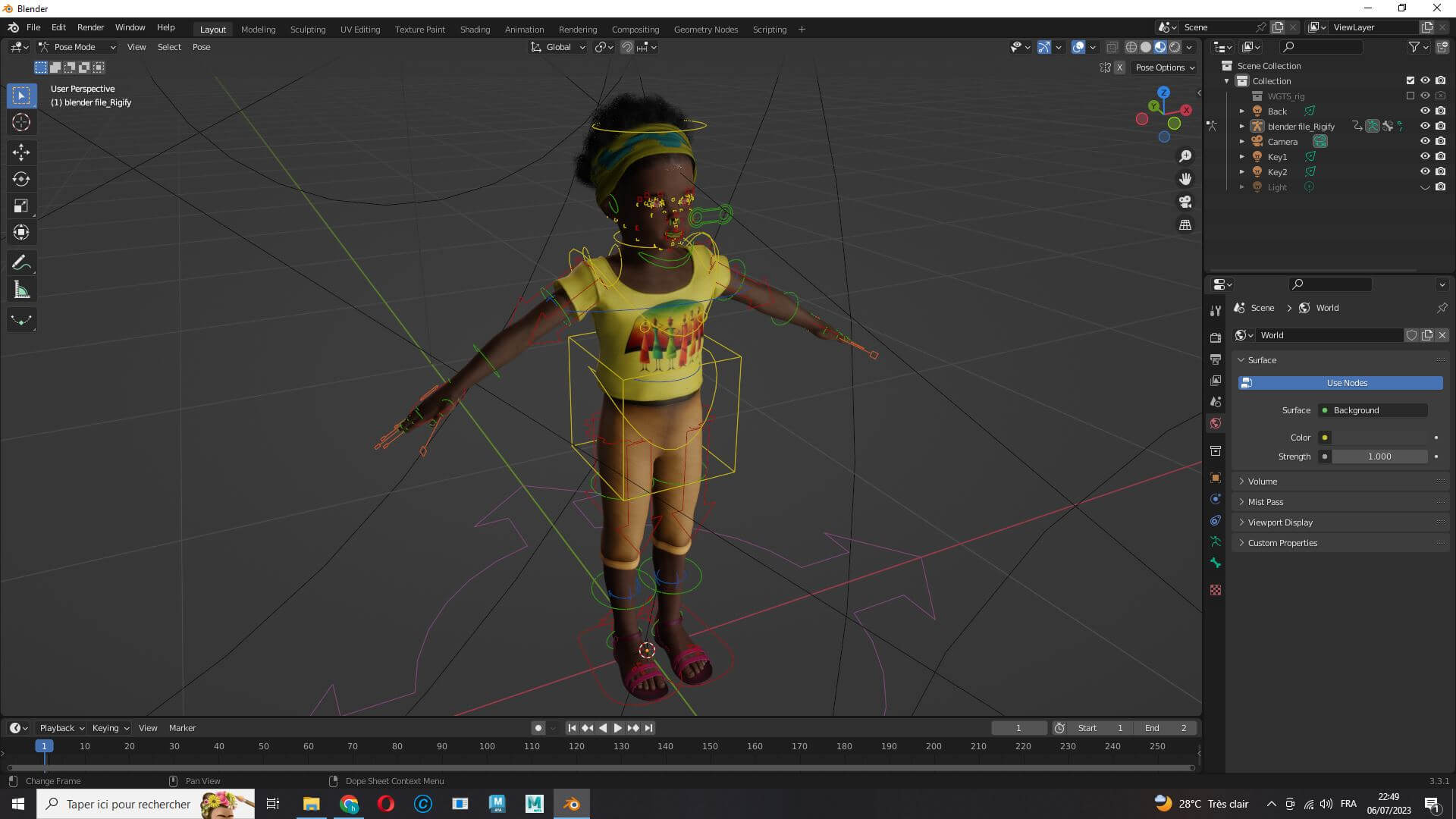 Kimani-Realistic African Girl 3D Model by khaloui
