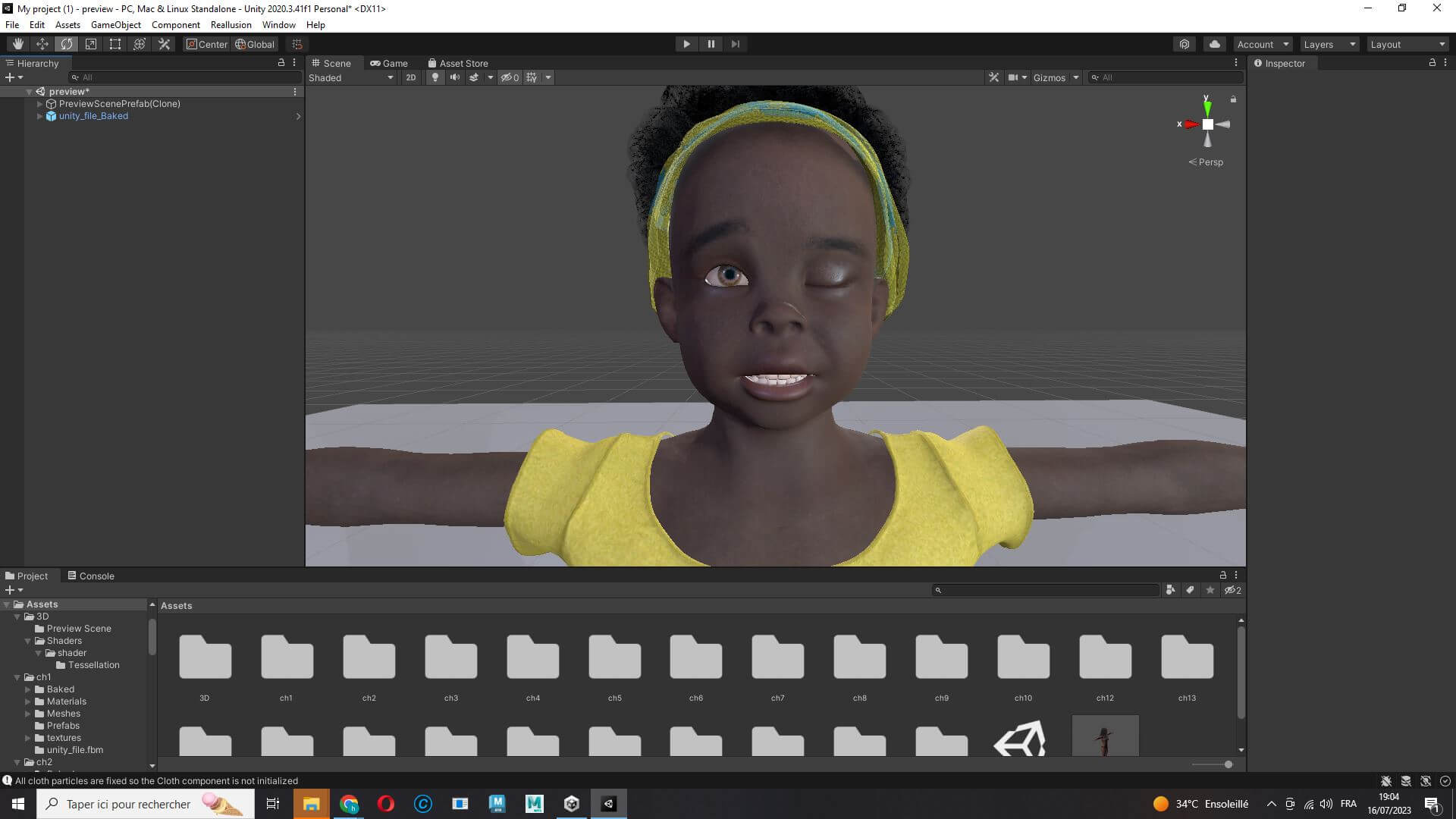 Kimani - African Girl 3D Model by khaloui