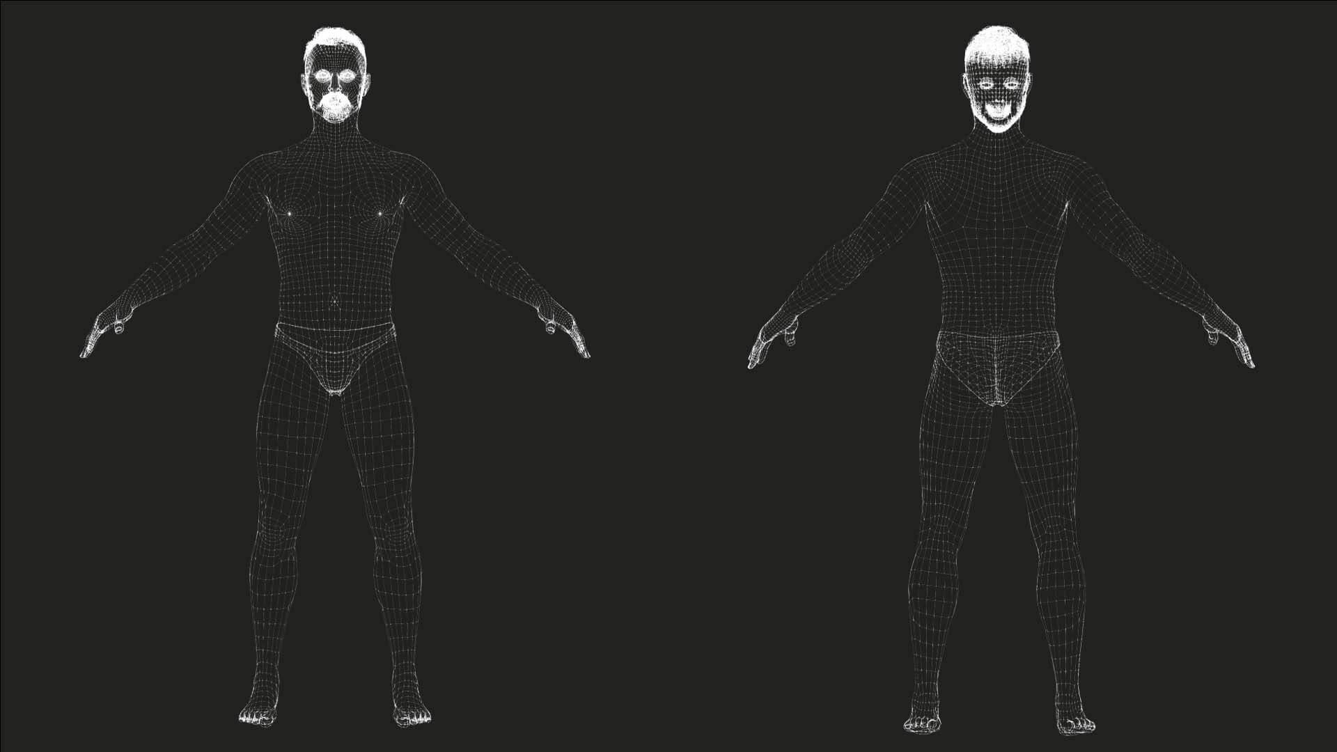 Kiven - Realistic Man Base Mesh 3D Model by khaloui