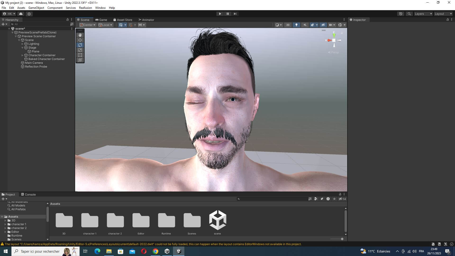Kiven - Realistic Man Base Mesh 3D Model by khaloui