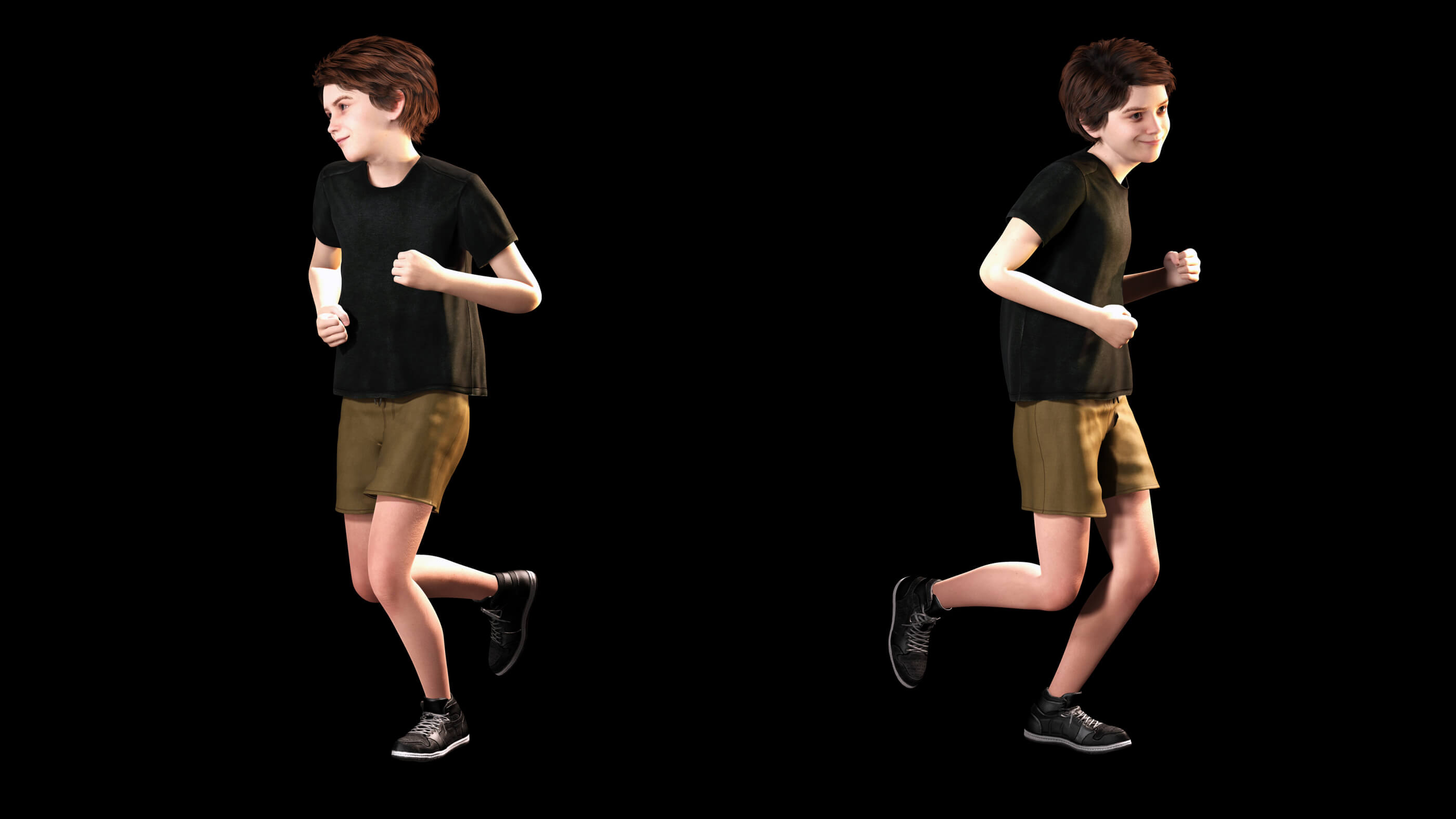 Leo - Boy With Beautiful Smile 3D Model by khaloui