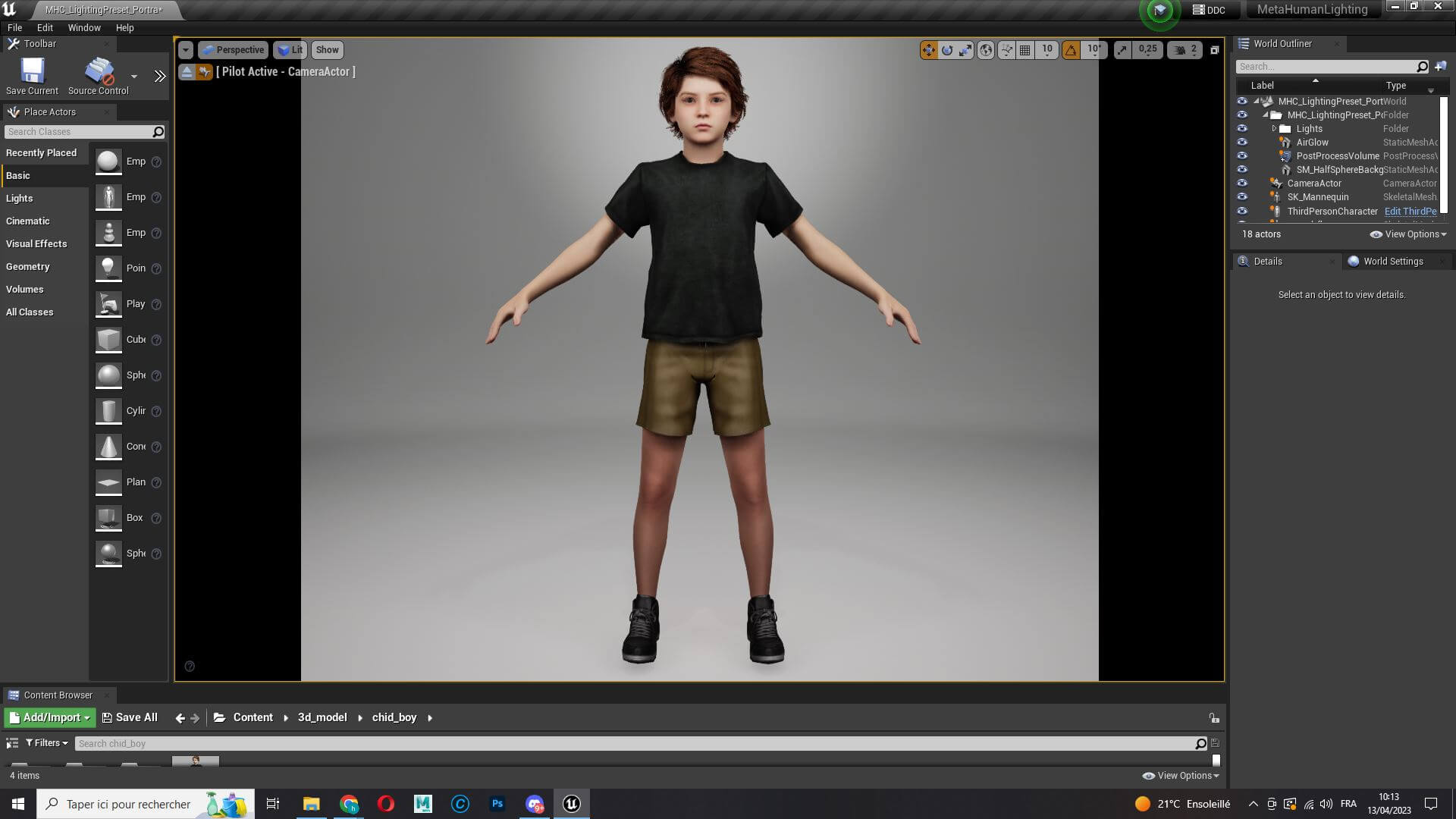 Leo - Boy With Beautiful Smile 3D Model by khaloui