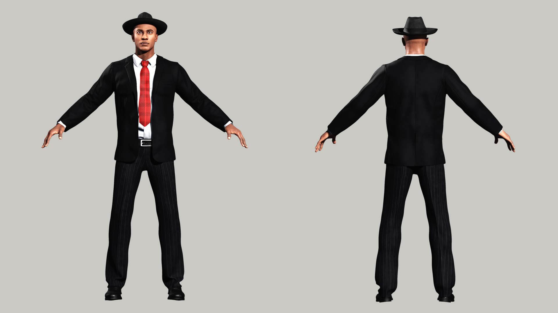 Marcus - Classic Mafia Figure 3D Model by khaloui