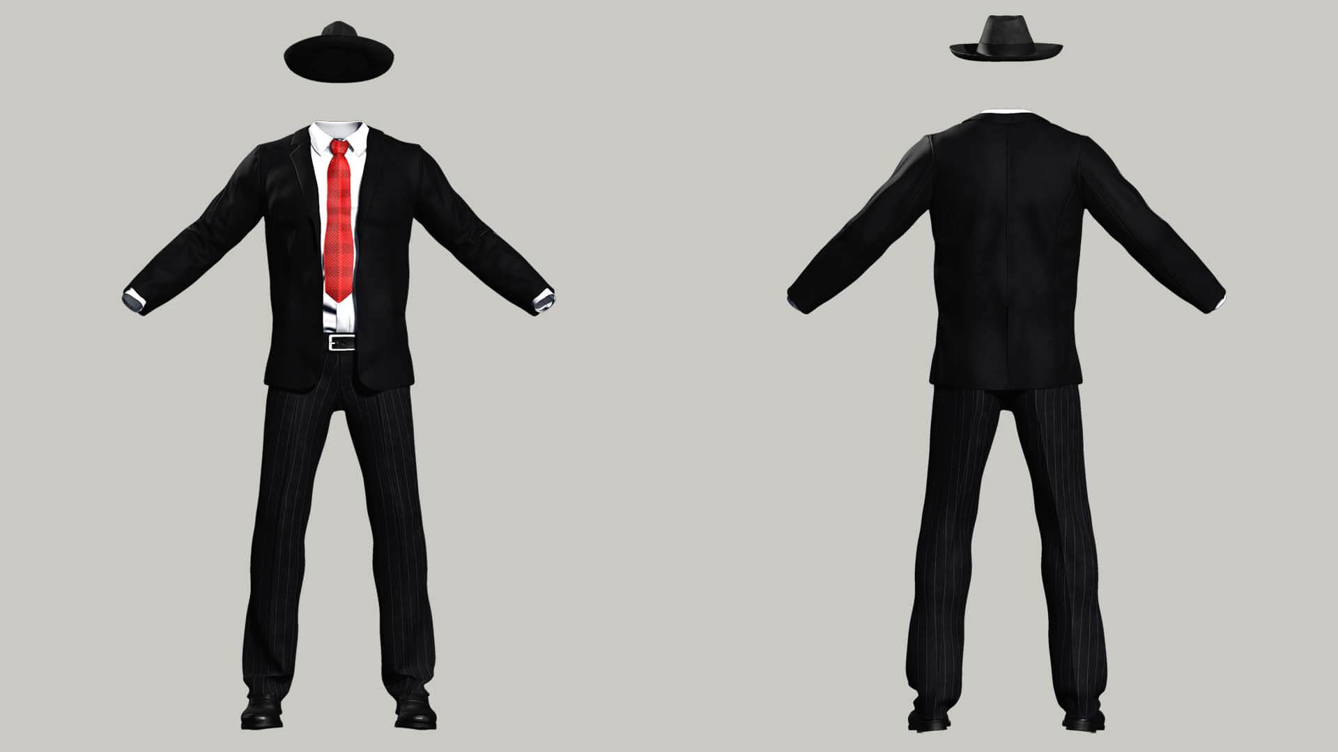 Marcus - Classic Mafia Figure 3D Model by khaloui