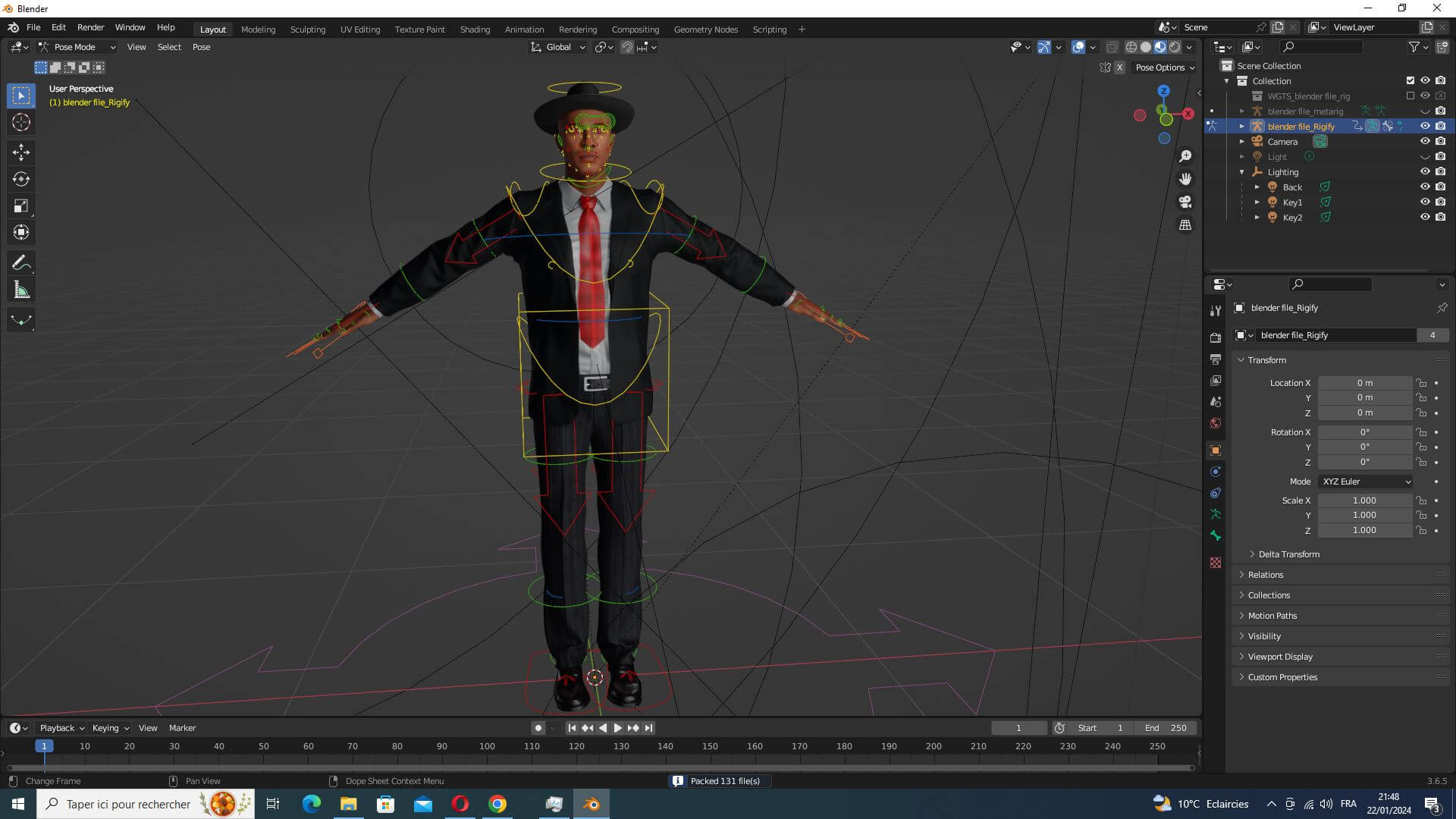 Marcus - Classic Mafia Figure 3D Model by khaloui