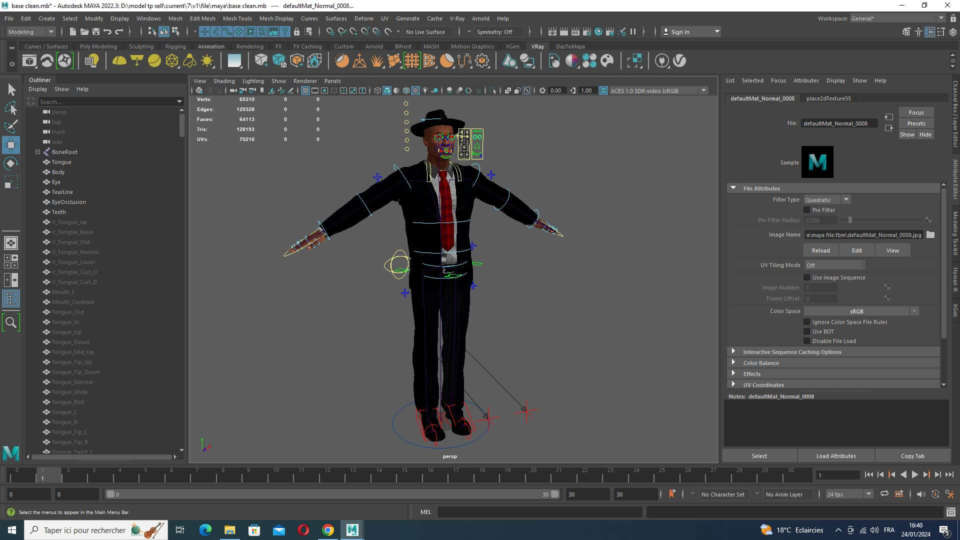 Marcus - Classic Mafia Figure 3D Model by khaloui