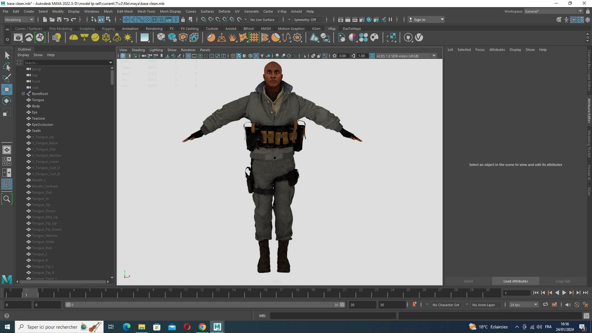 Marcus Elite Operative Stealth Mission - 3D Model by khaloui