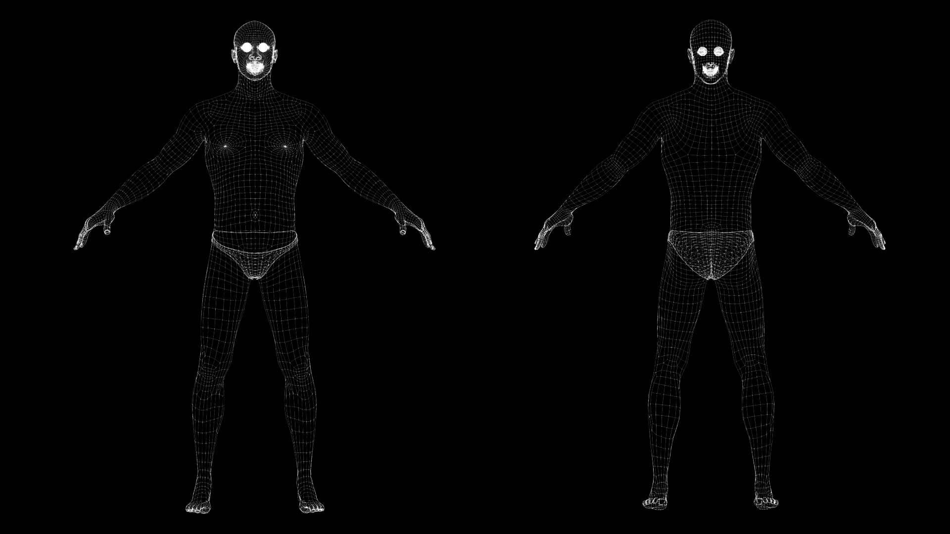 Marcus - Realistic Man Base Mesh 3D Model by khaloui