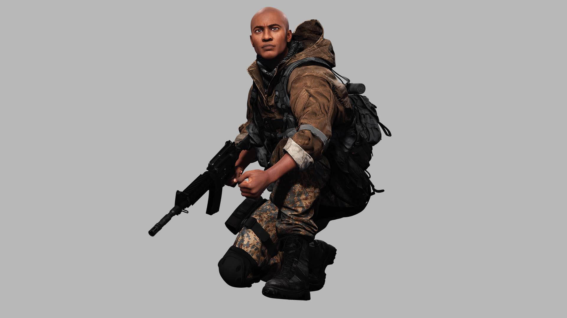 Marcus Realistic Military Operative - 3D Model by khaloui