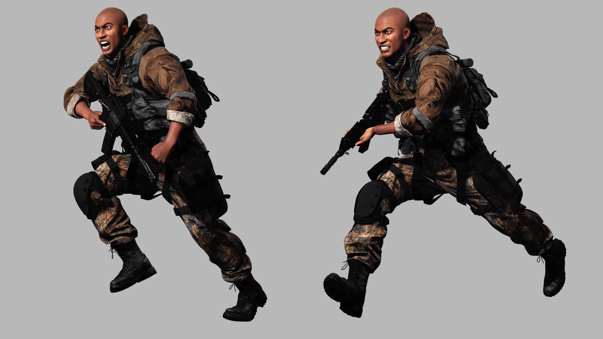 Marcus Realistic Military Operative - 3D Model by khaloui