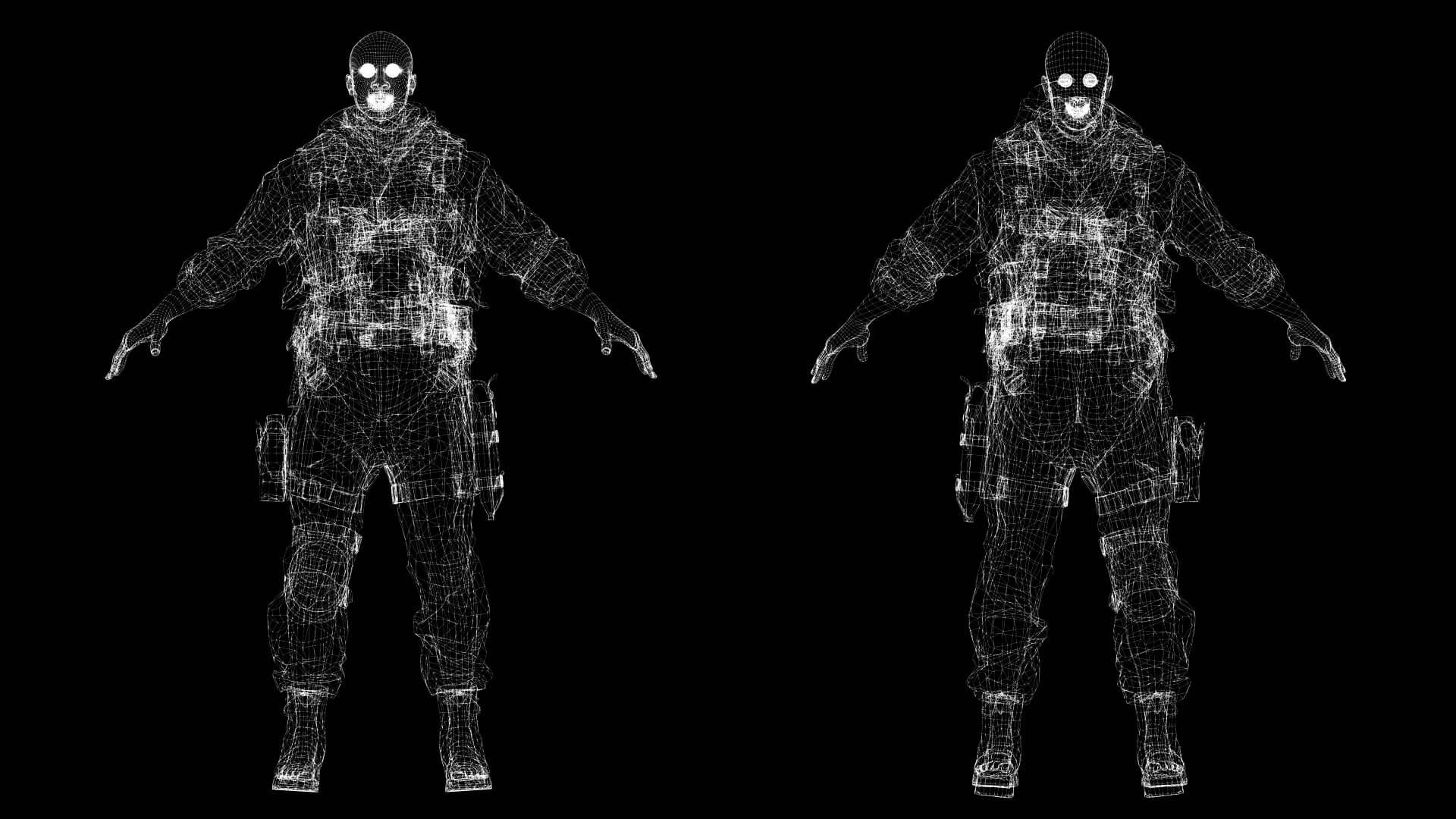 Marcus Realistic Military Operative - 3D Model by khaloui