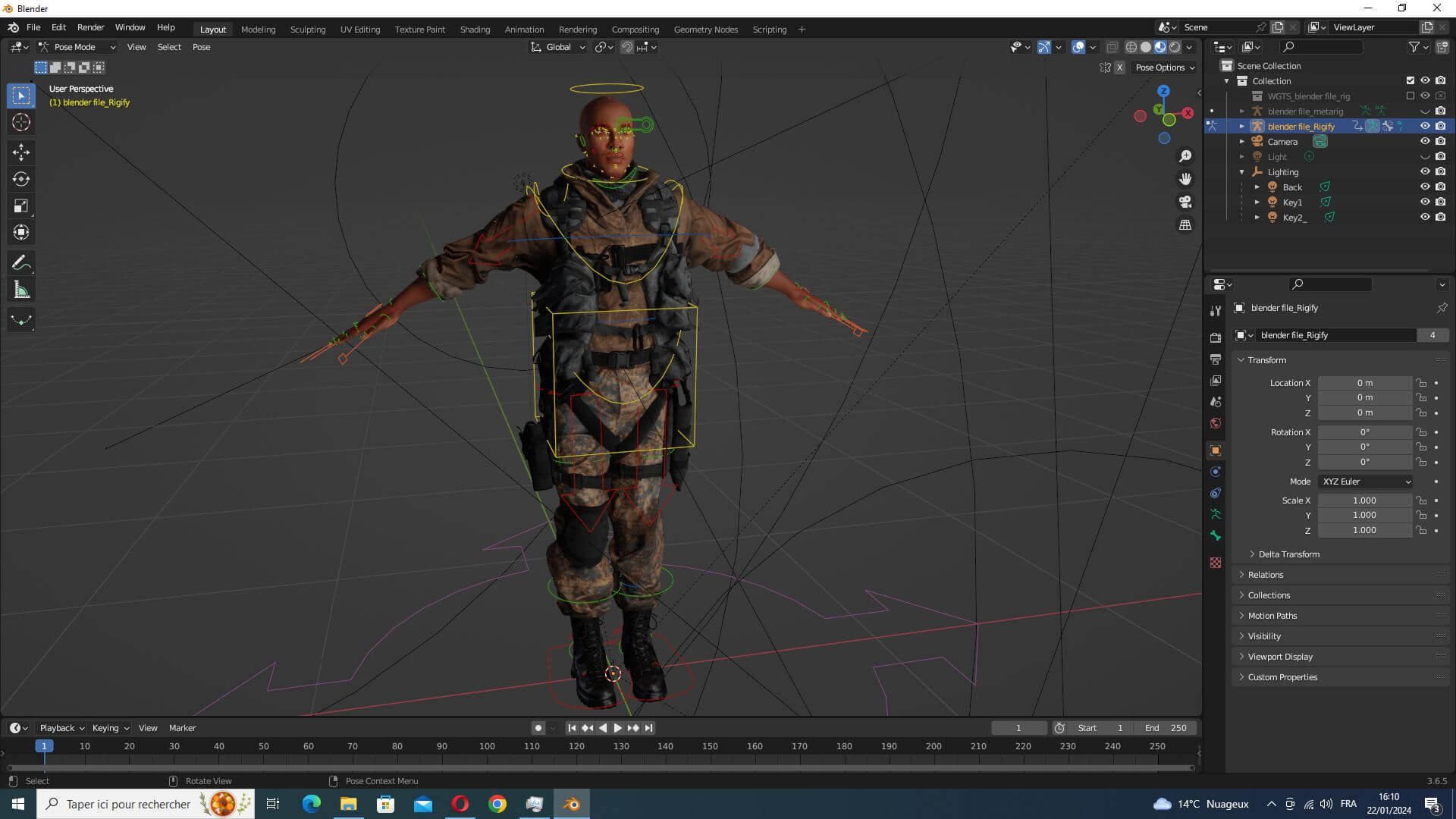 Marcus Realistic Military Operative - 3D Model by khaloui