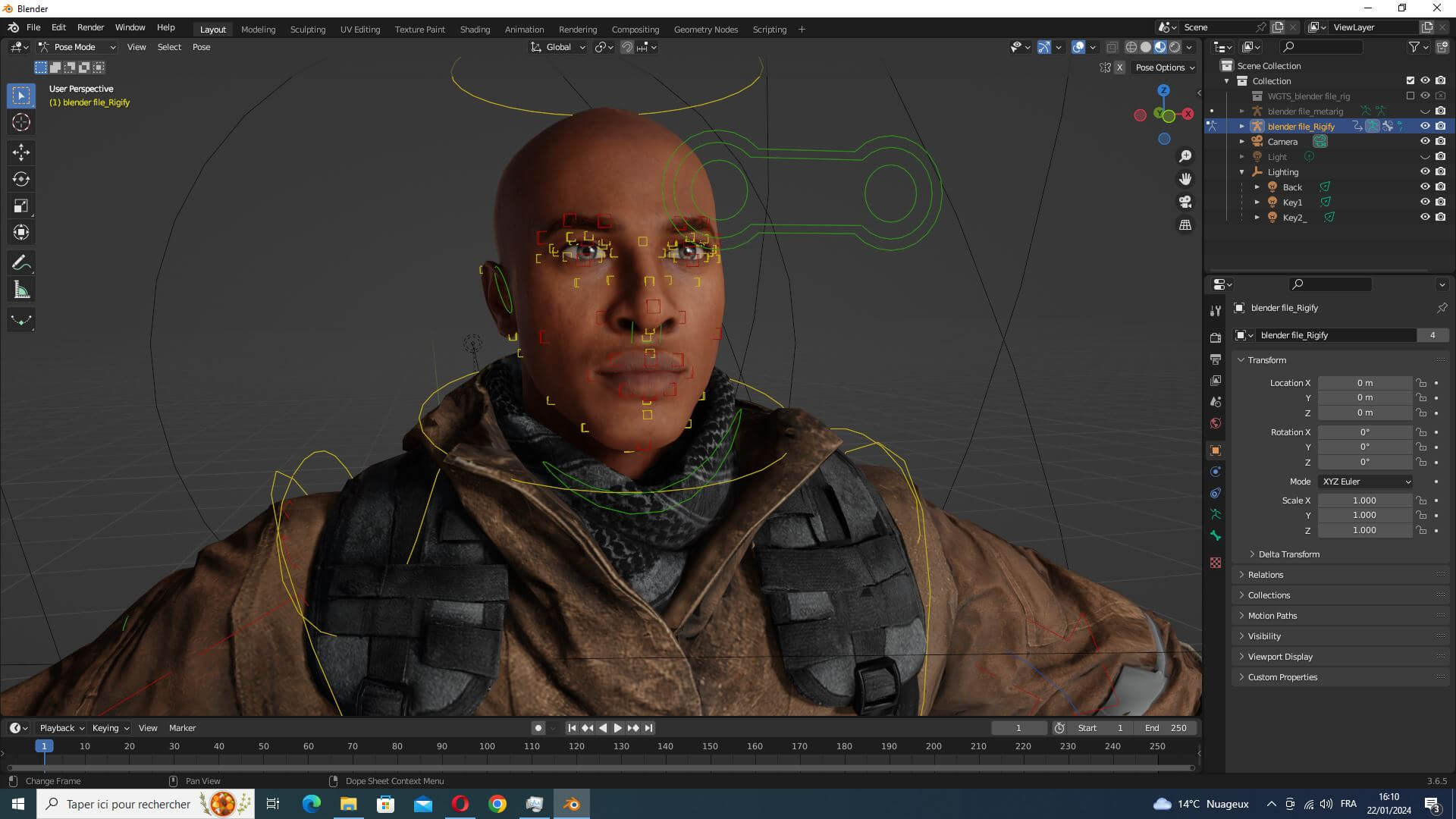 Marcus Realistic Military Operative - 3D Model by khaloui