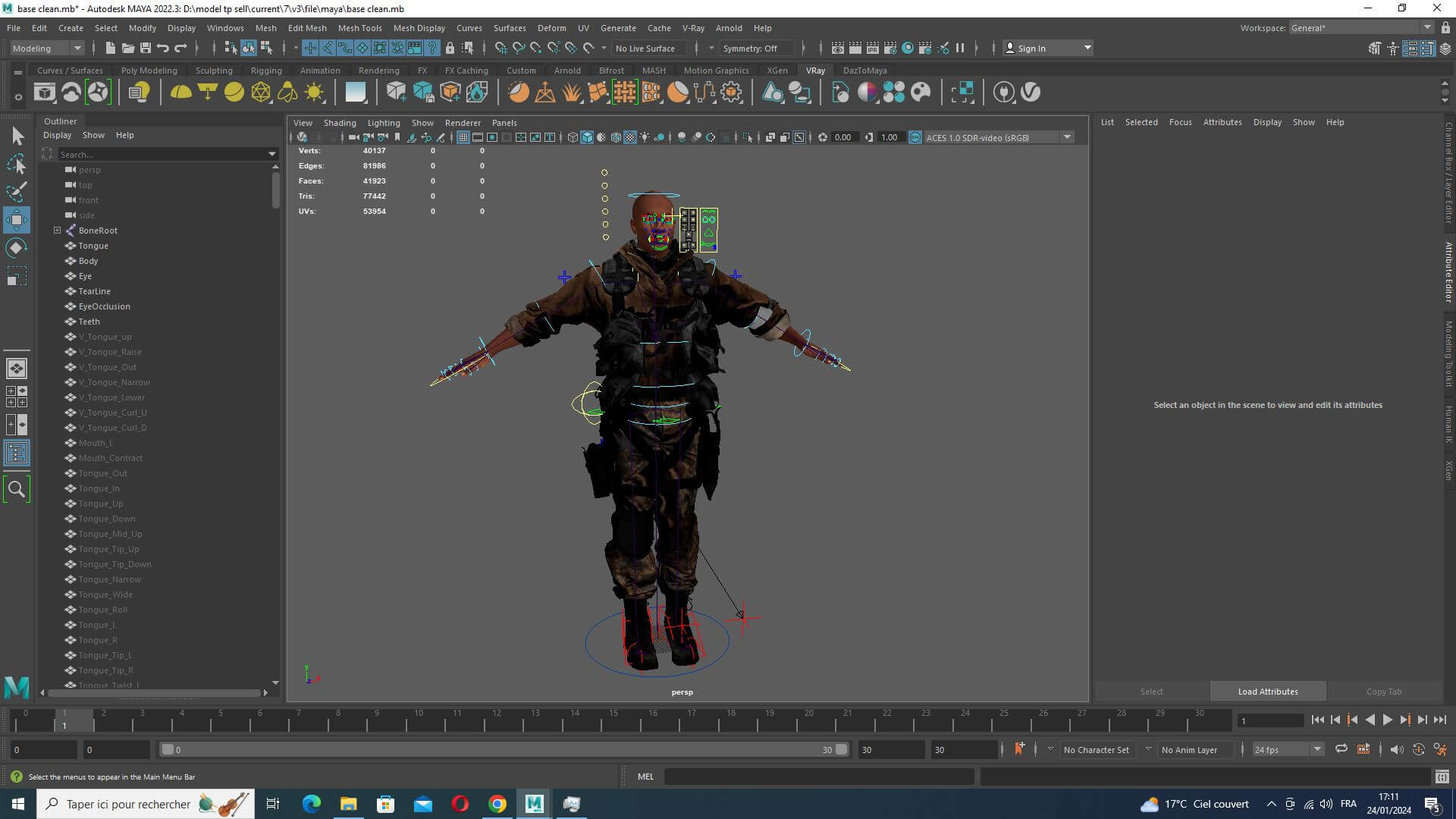 Marcus Realistic Military Operative - 3D Model by khaloui