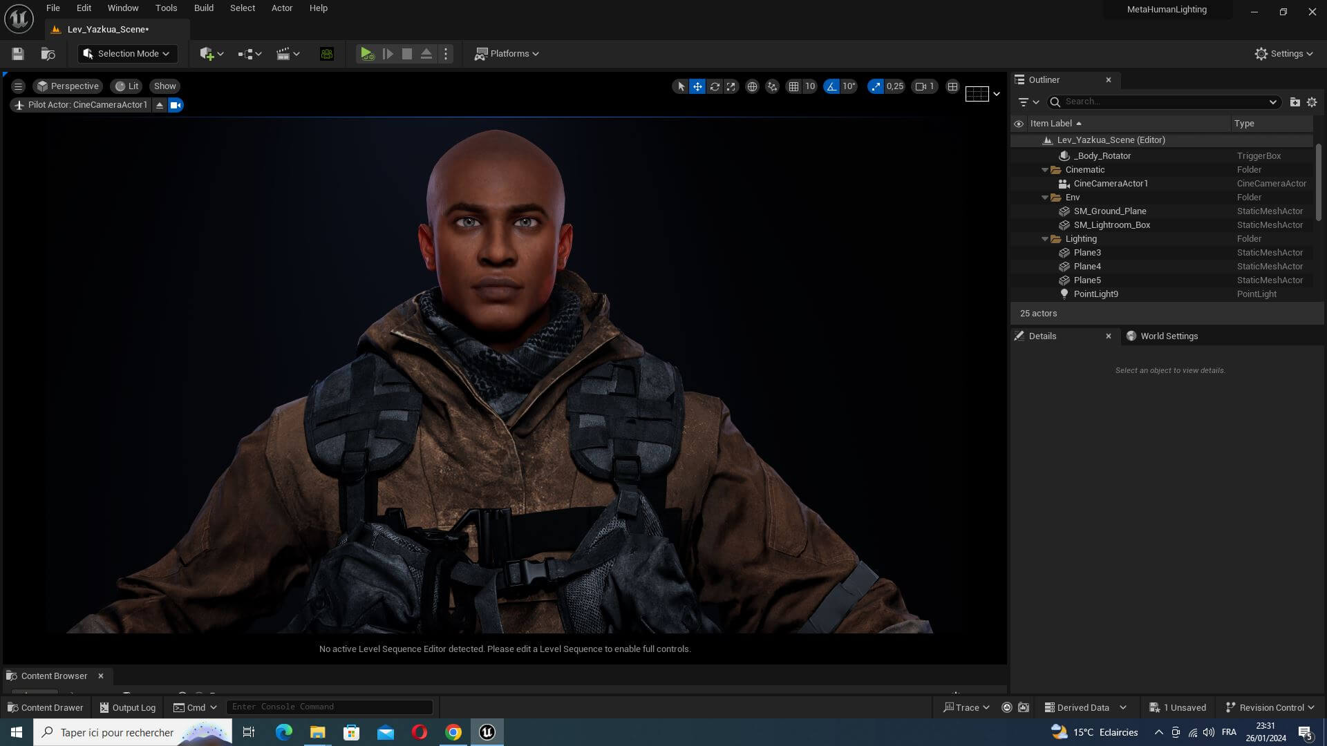 Marcus Realistic Military Operative - 3D Model by khaloui