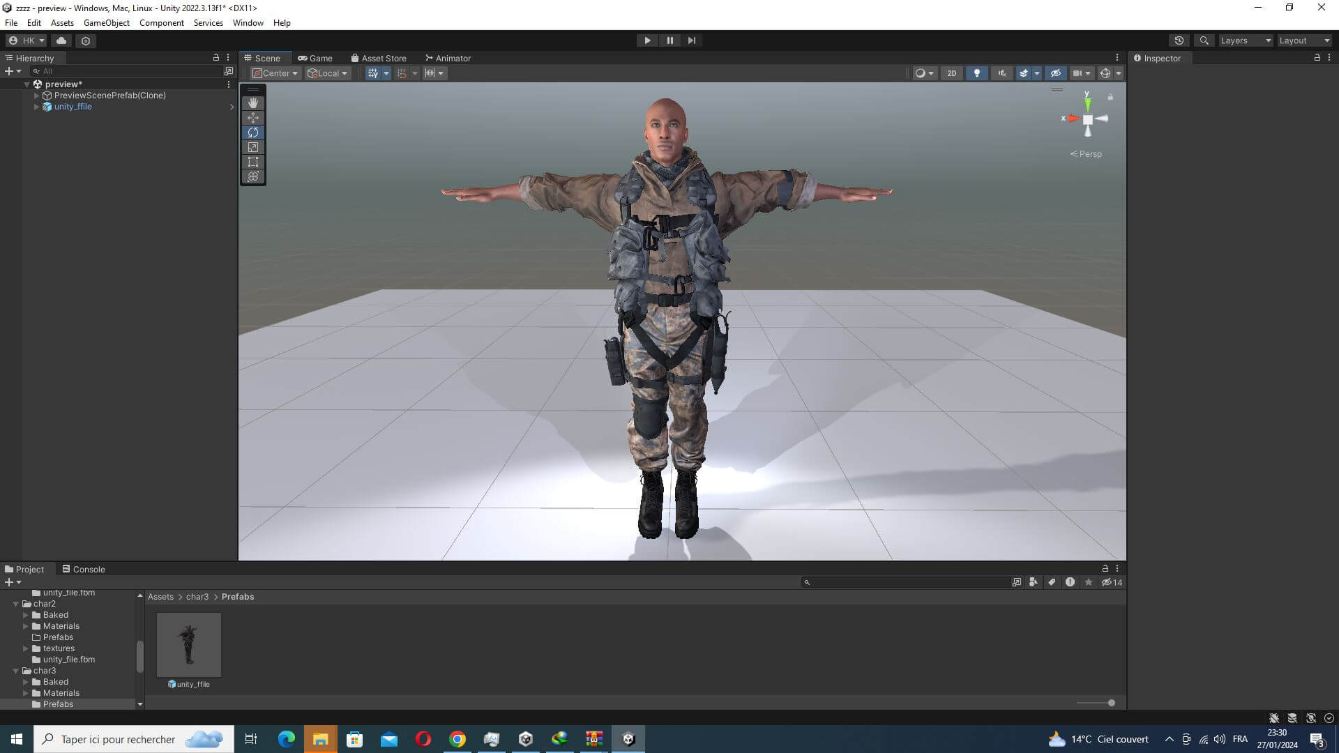 Marcus Realistic Military Operative - 3D Model by khaloui