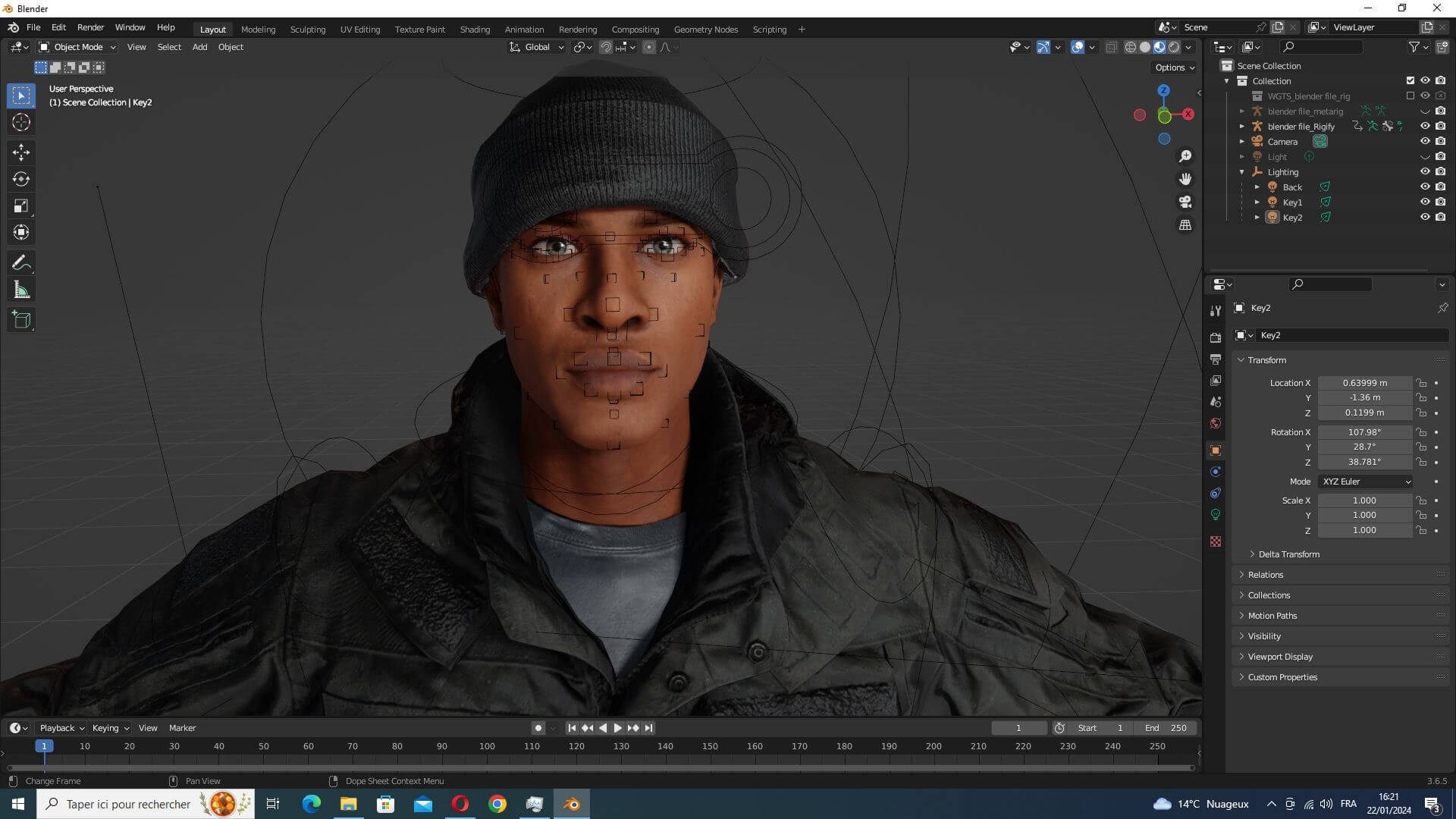 Marcus - Urban Chic Contemporary Men Streetwear 3D Model by khaloui