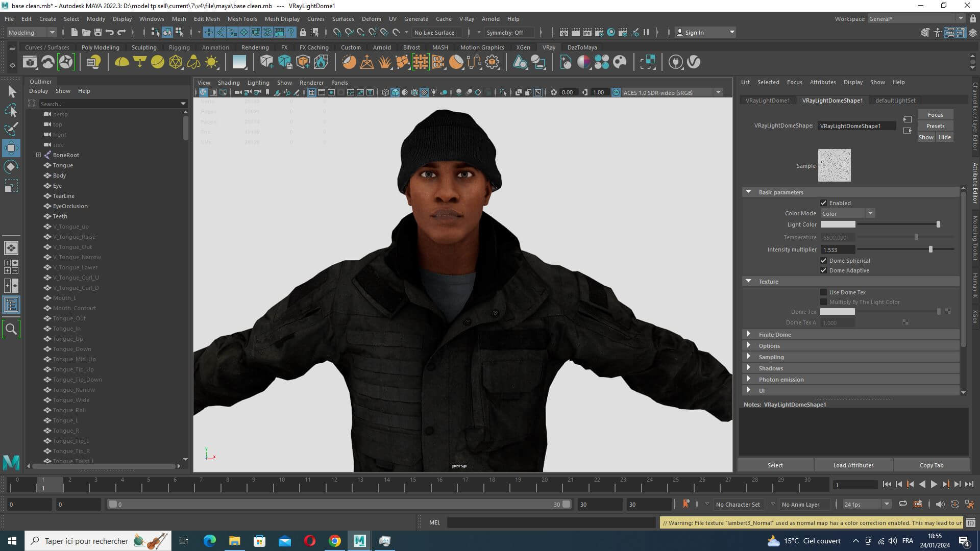Marcus - Urban Chic Contemporary Men Streetwear 3D Model by khaloui