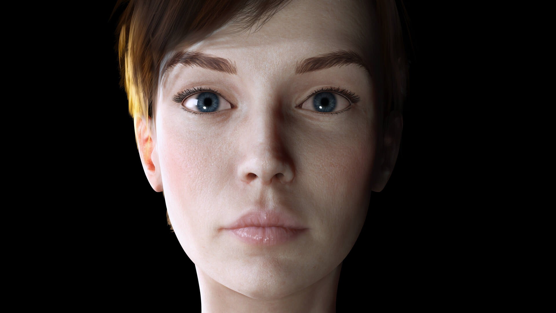 Mariya - Realistic Women With Red Dress 3D Model by khaloui