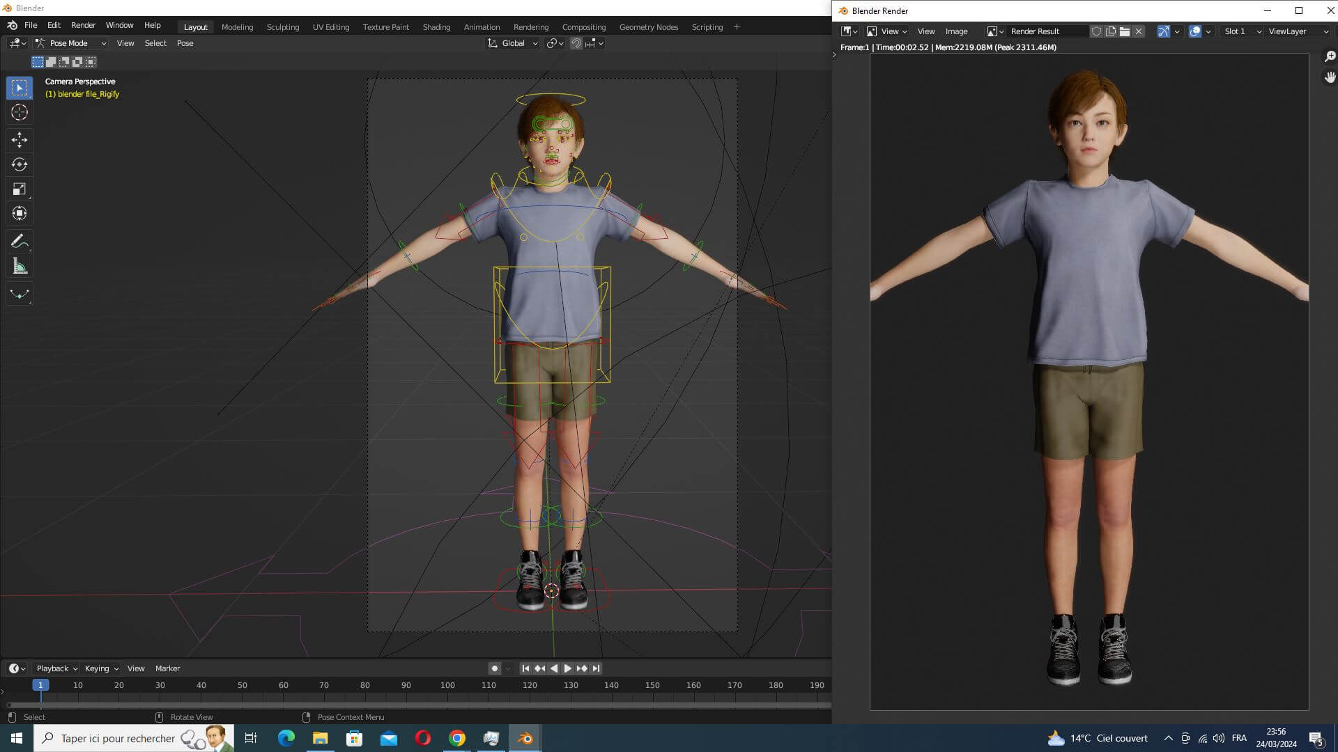 Mehal - Child 3D Model by khaloui