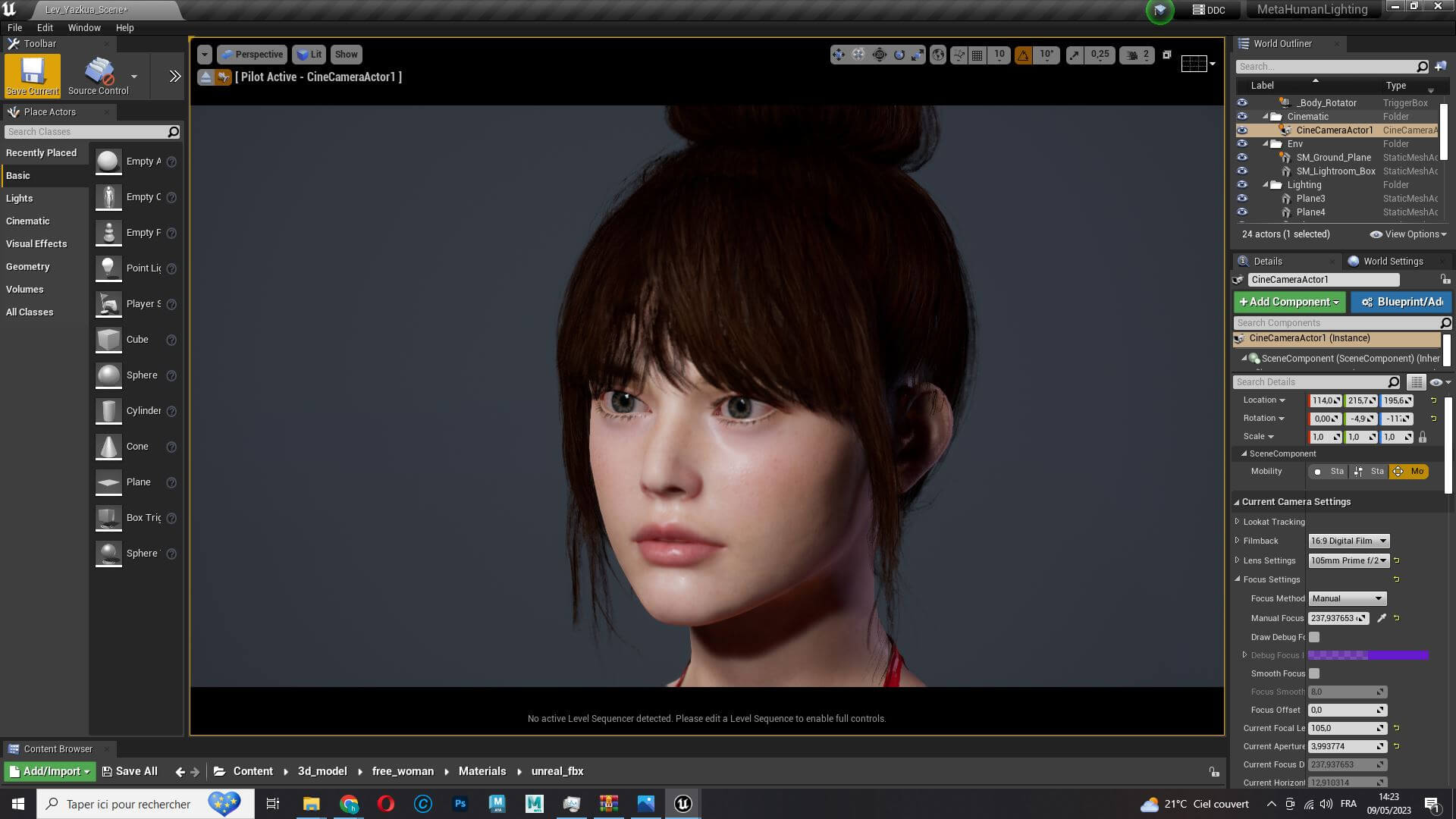 Mei Ling Asian Woman With Two Outfits 3d Model By Khaloui