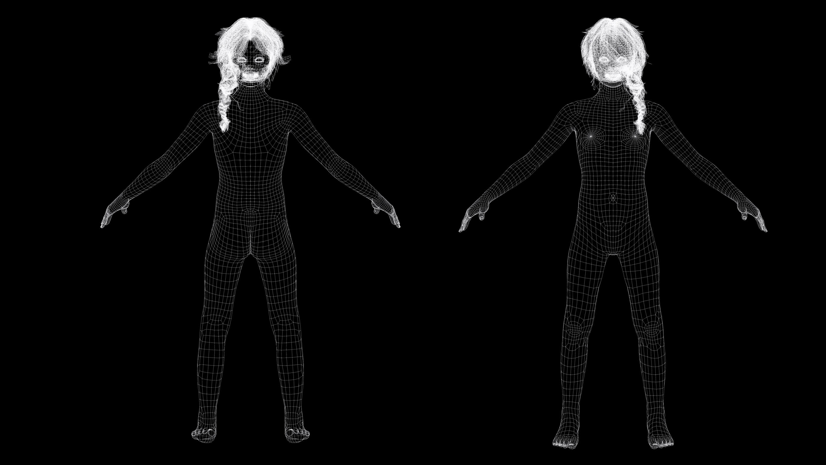 Merry Sweet Girl 3d Model By Khaloui