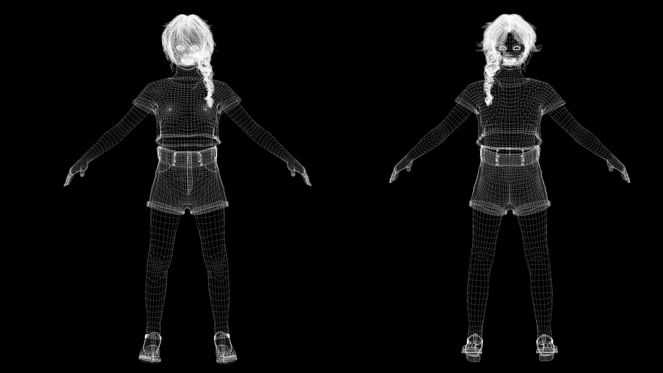 Merry Sweet Girl 3d Model By Khaloui