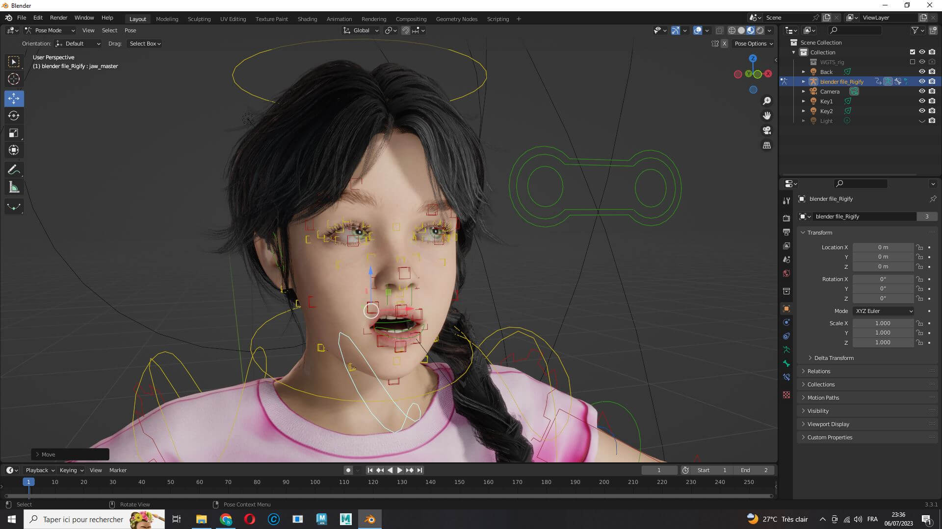 Merry - Sweet Girl 3D Model by khaloui