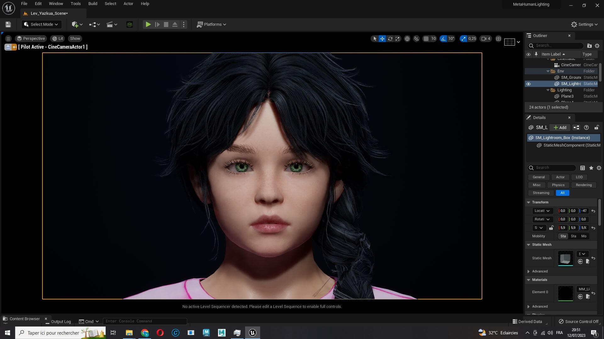 Merry - Sweet Girl 3D Model by khaloui