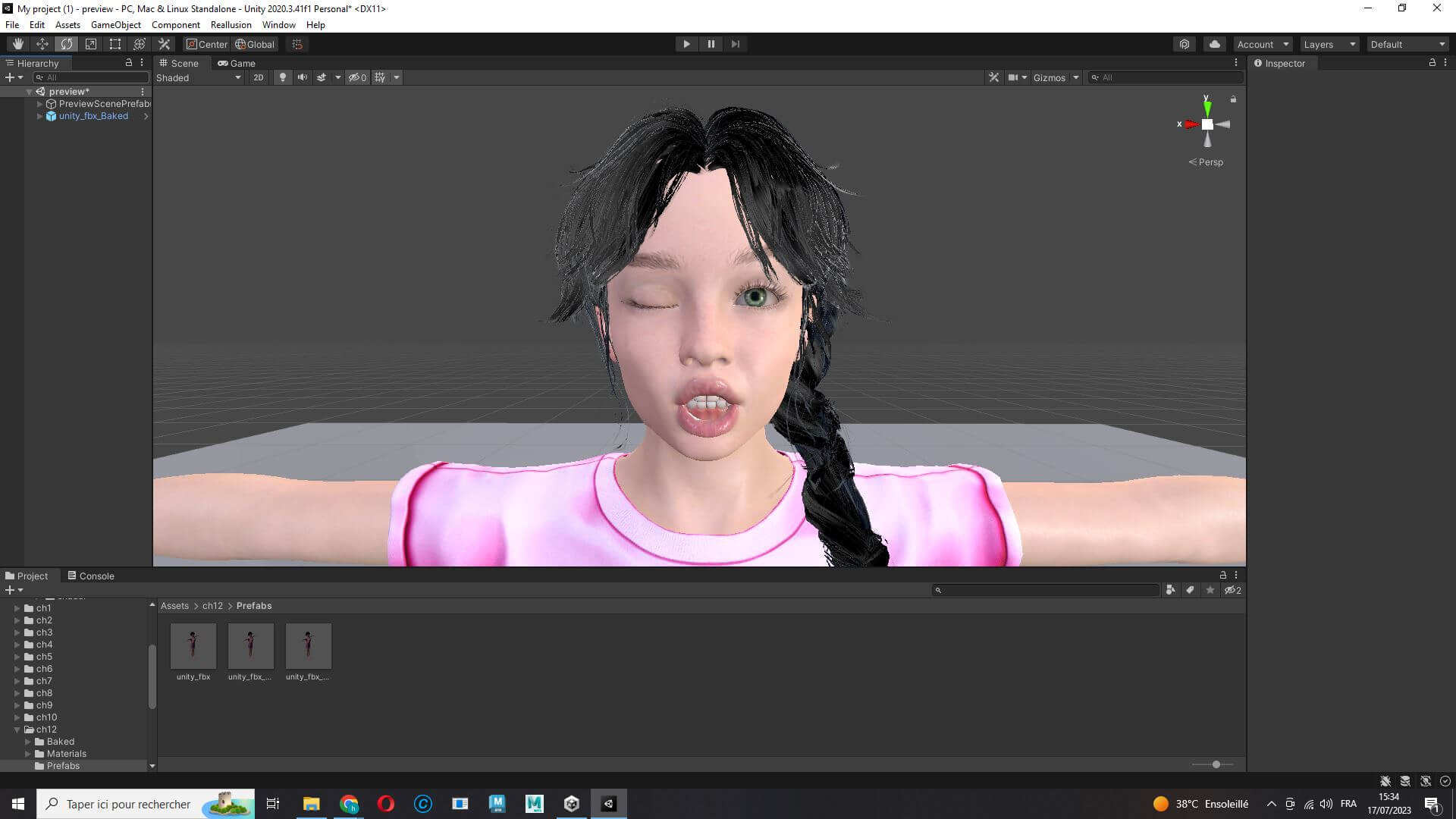 Merry - Sweet Girl 3D Model by khaloui