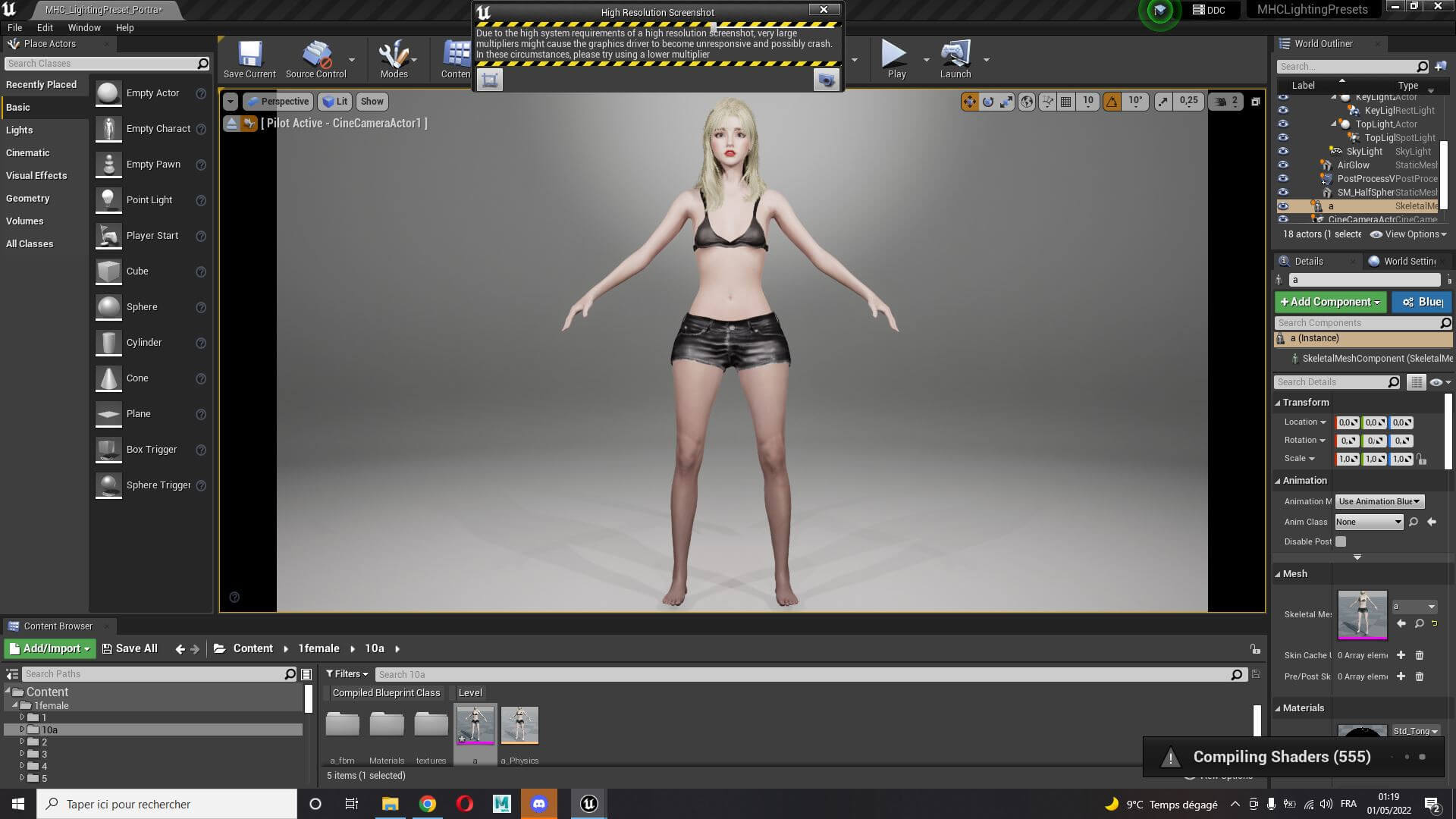 Asian Woman Realistic - 3D Model by khaloui