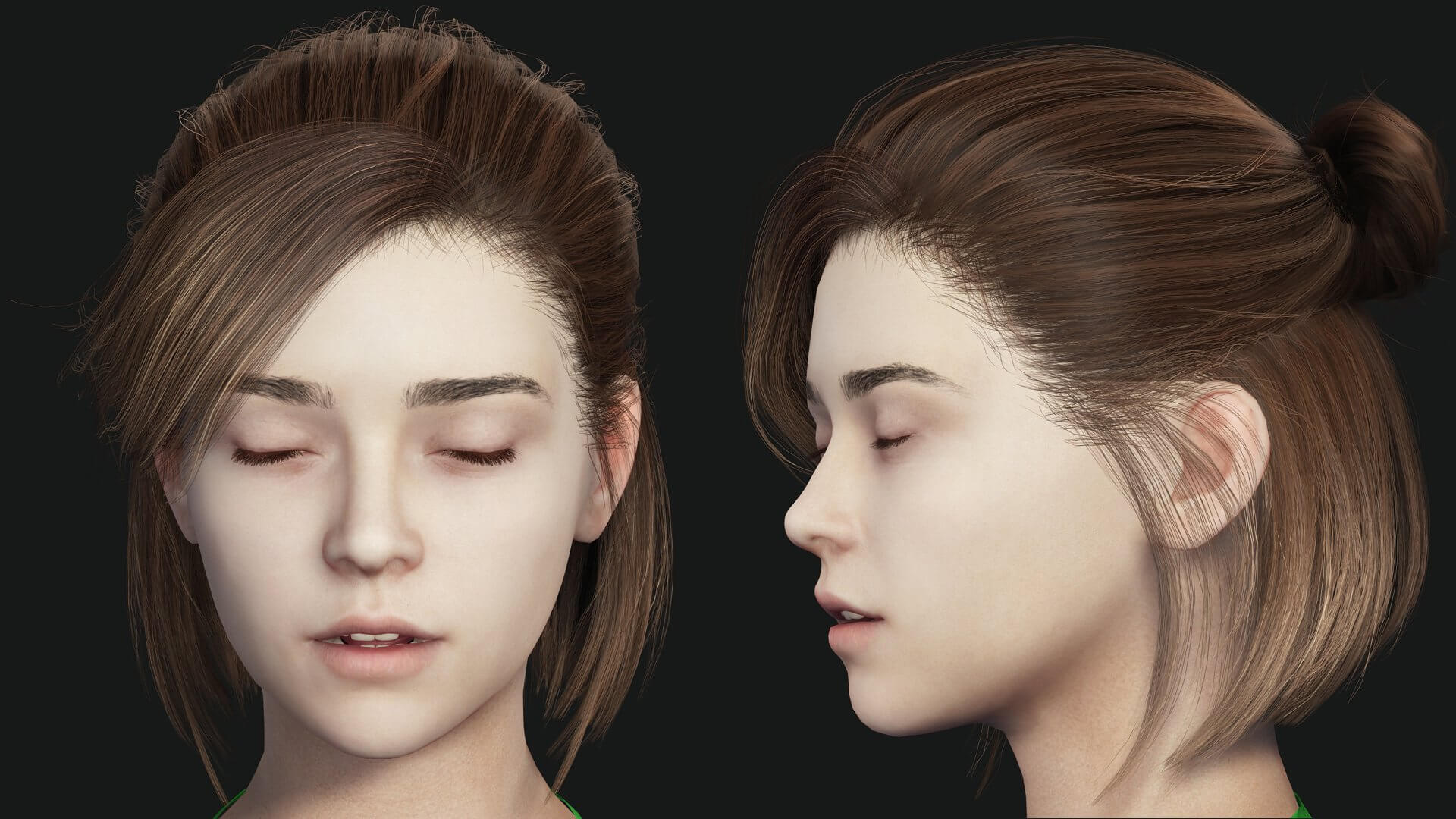 Korean Girl 3d Model By Khaloui