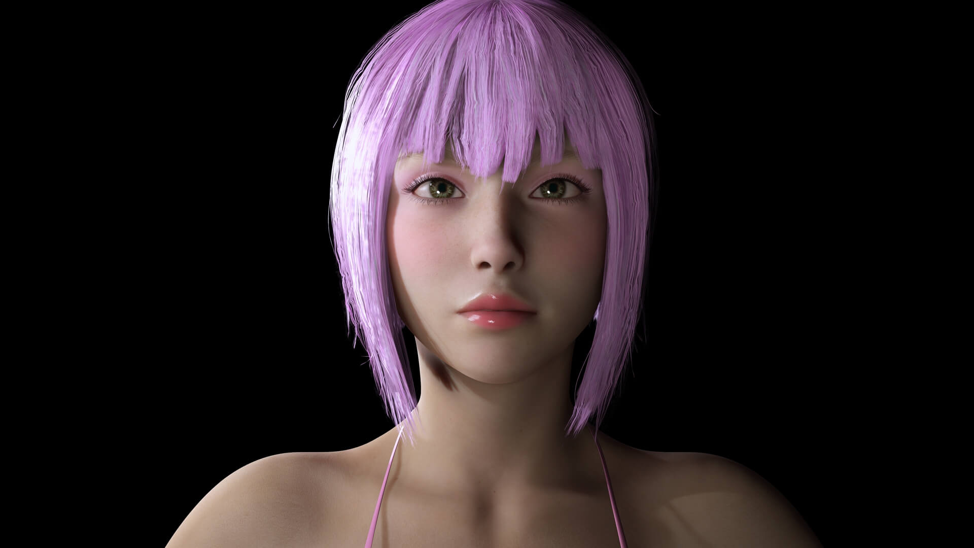 Nara - Realistic Kpop Girl Famous Singer Low Poly 3D Model by khaloui