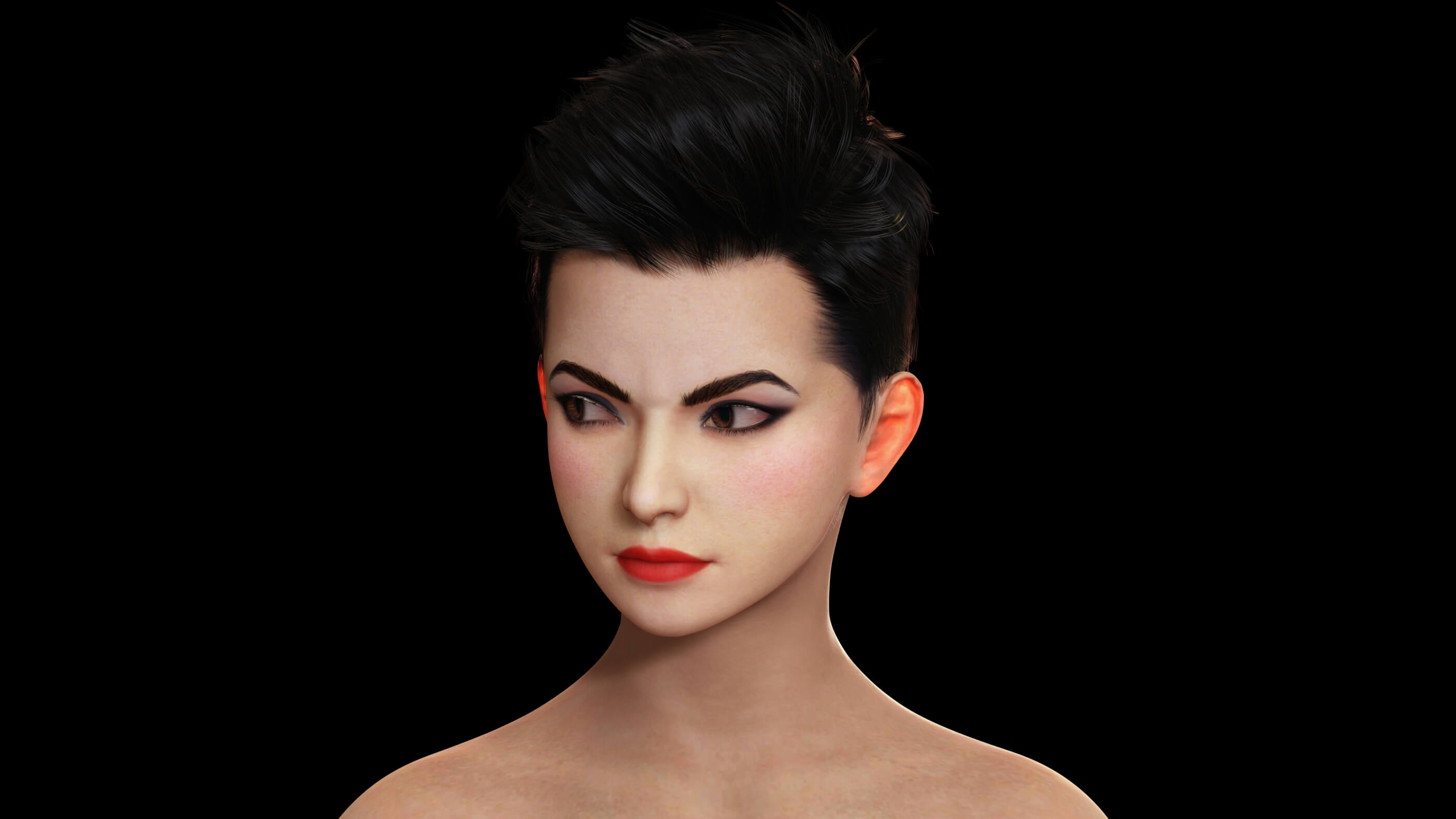 Pixie Casual Girl - 3D Model by khaloui