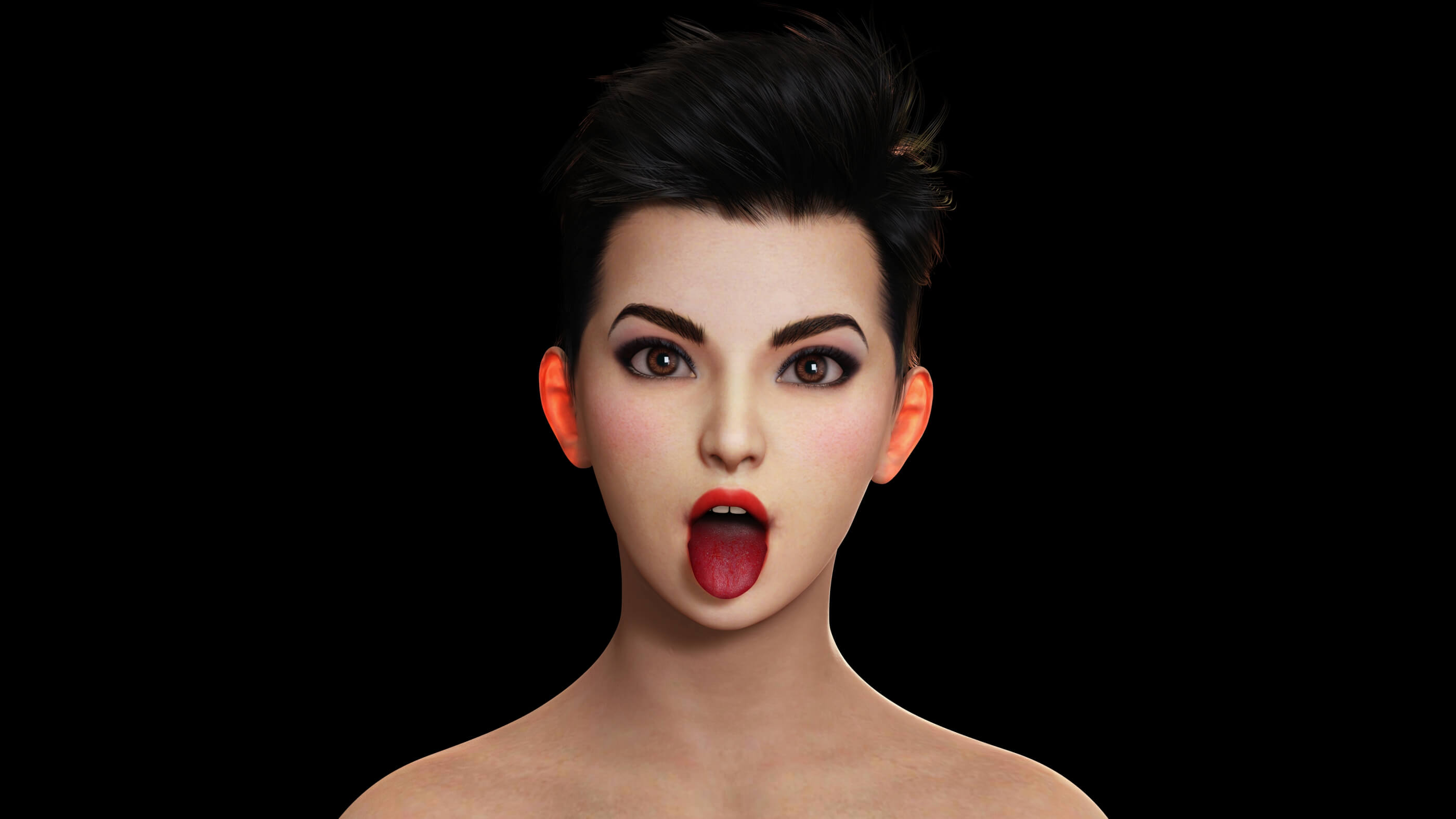 Pixie Casual Girl 3d Model By Khaloui