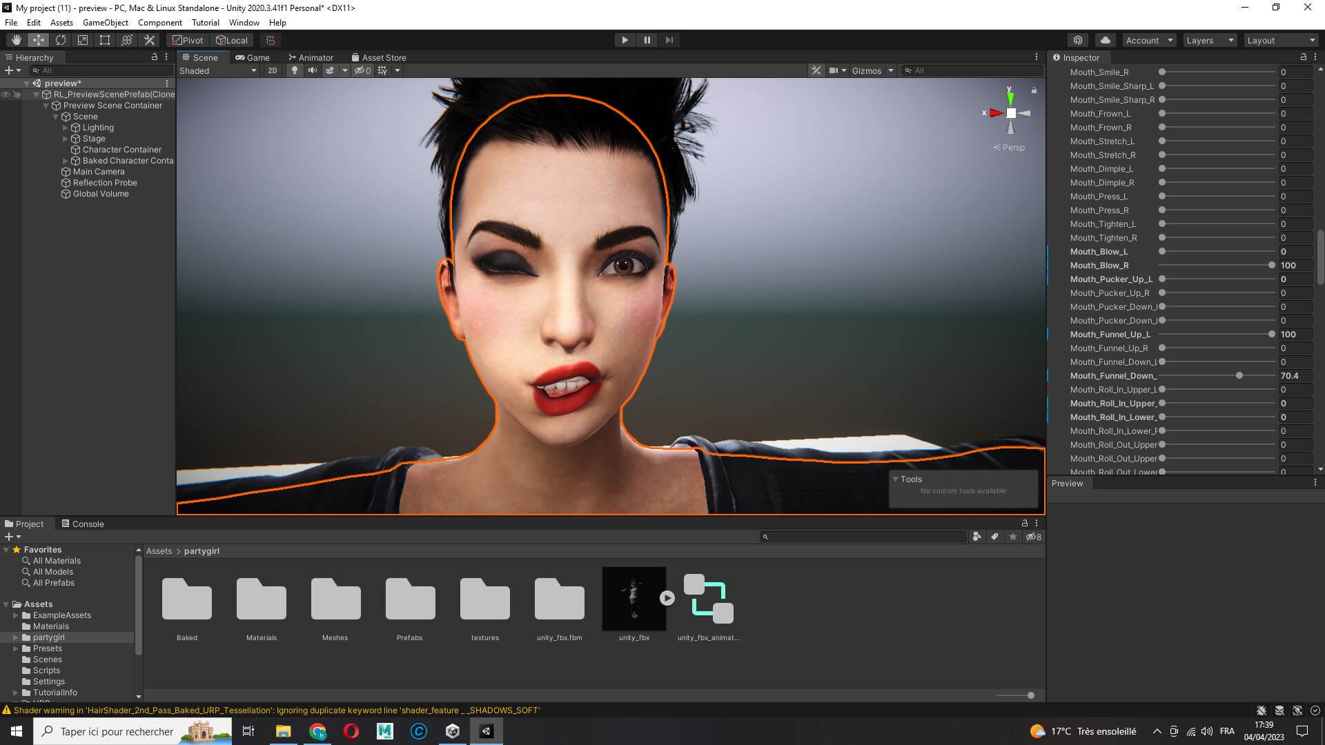 Pixie Casual Girl - 3D Model by khaloui