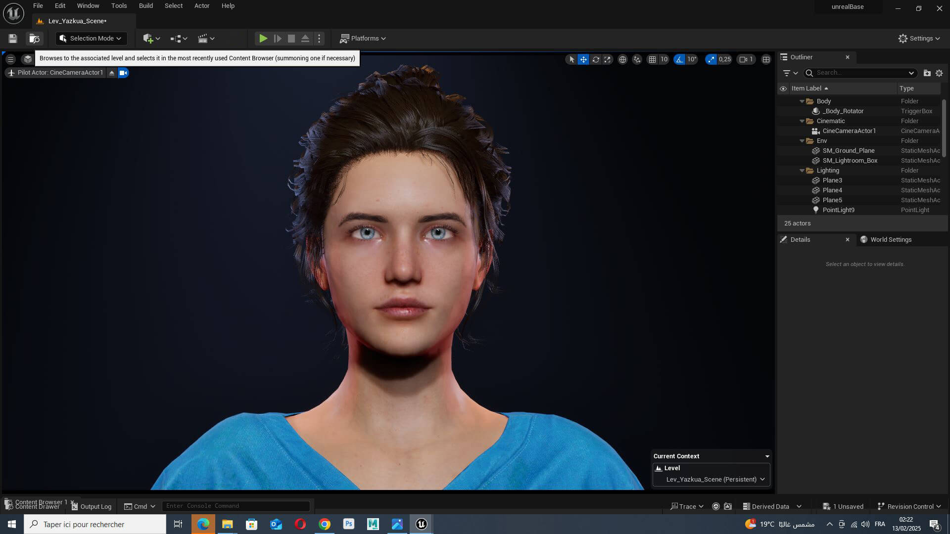 Professional Nurse in Scrubs Realistic Rigged 3D Model by khaloui