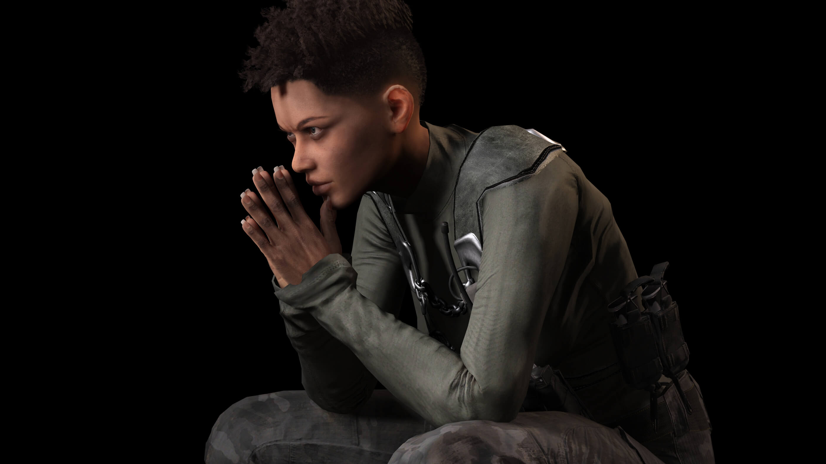 Raven Steele -Warrior Queen of The Frontlin 3D Model by khaloui