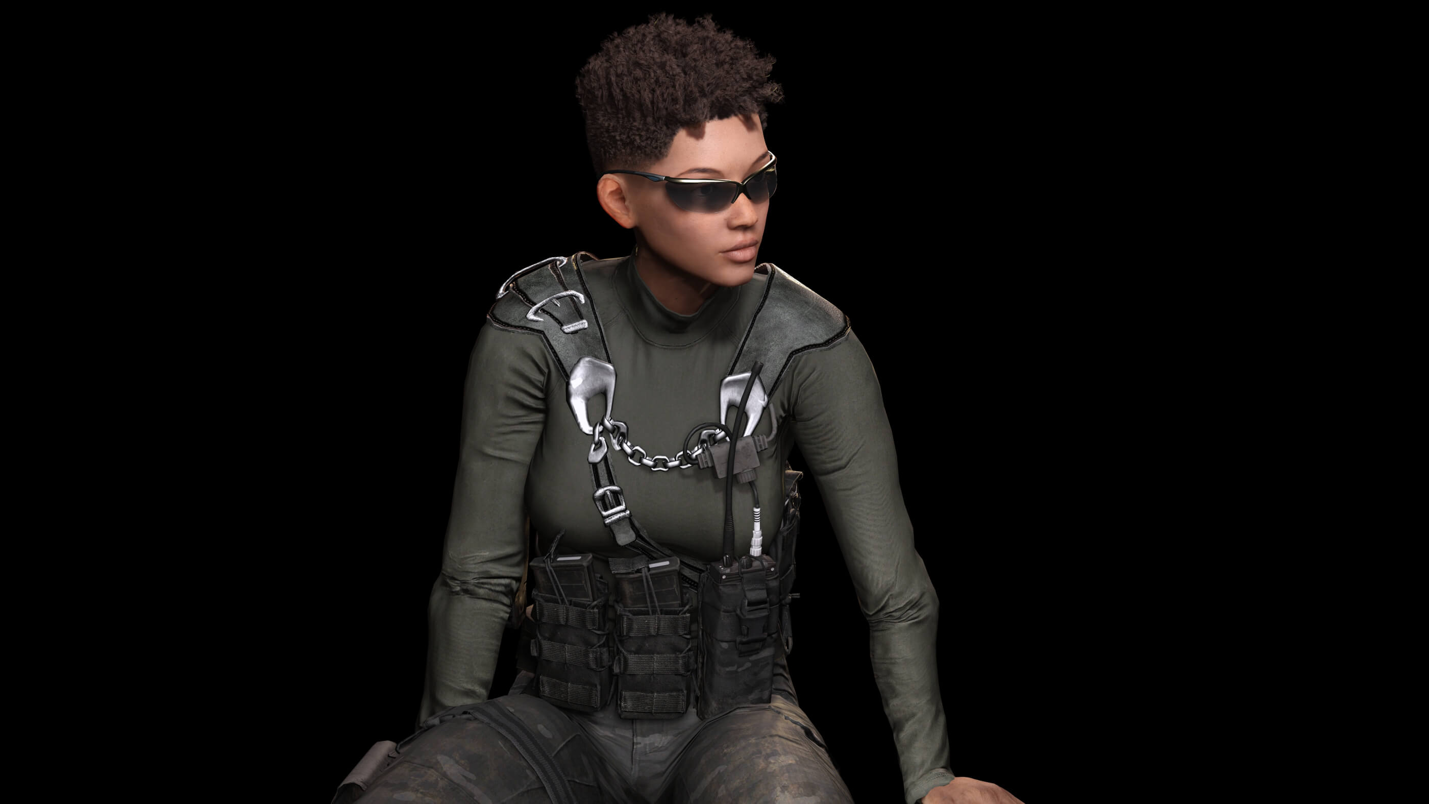 Raven Steele -Warrior Queen of The Frontlin 3D Model by khaloui