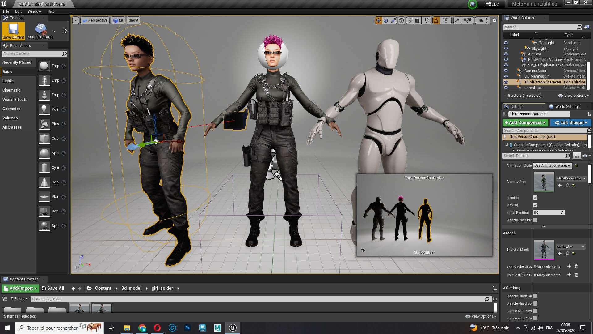 Raven Steele -Warrior Queen of The Frontlin 3D Model by khaloui