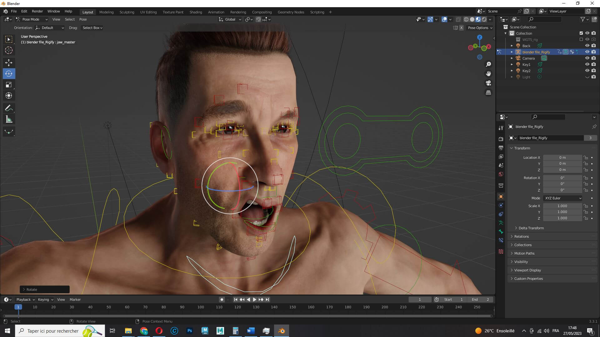 Basic Man G1 - 3D Model by khaloui