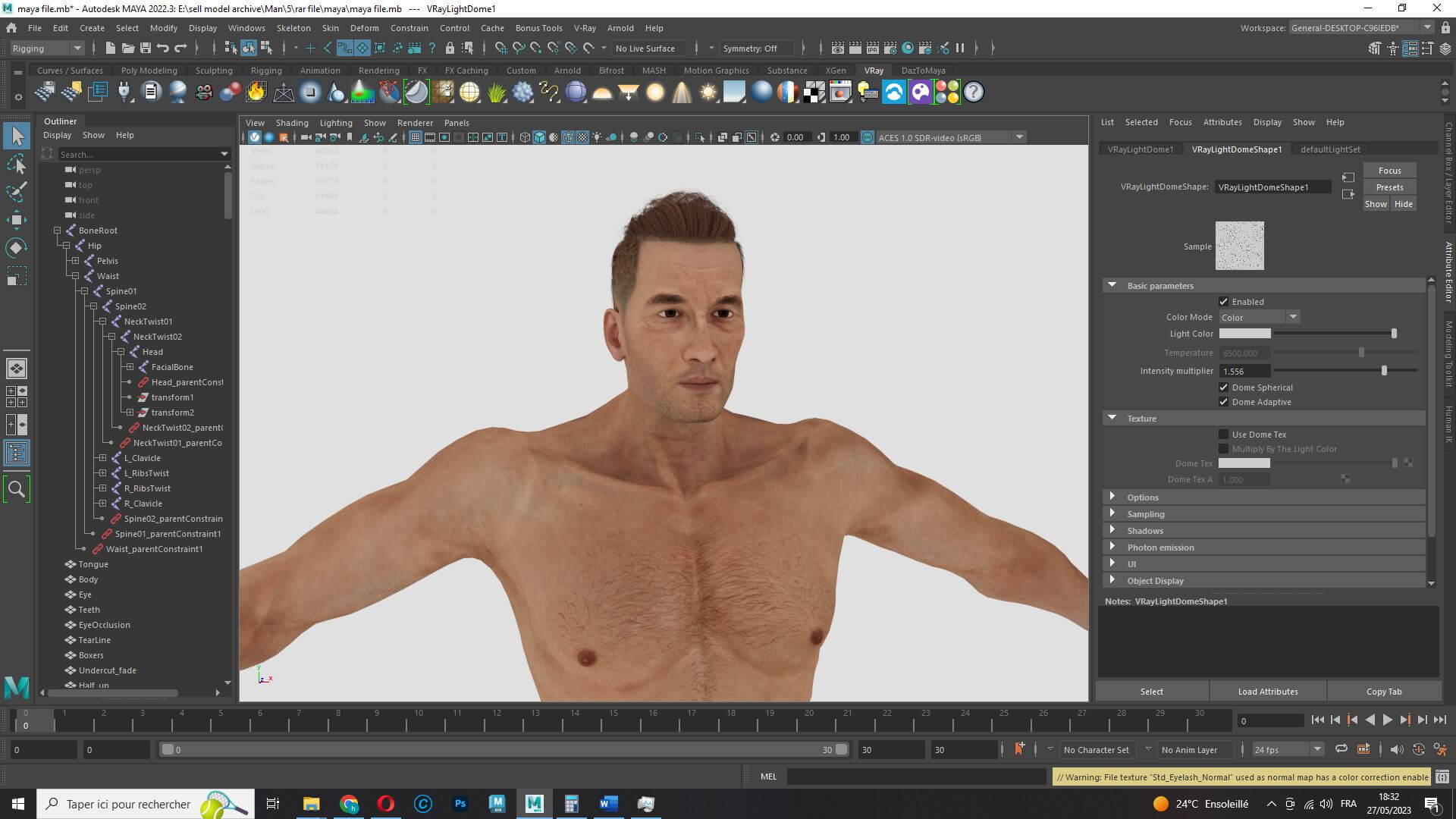 Basic Man G1 - 3D Model by khaloui