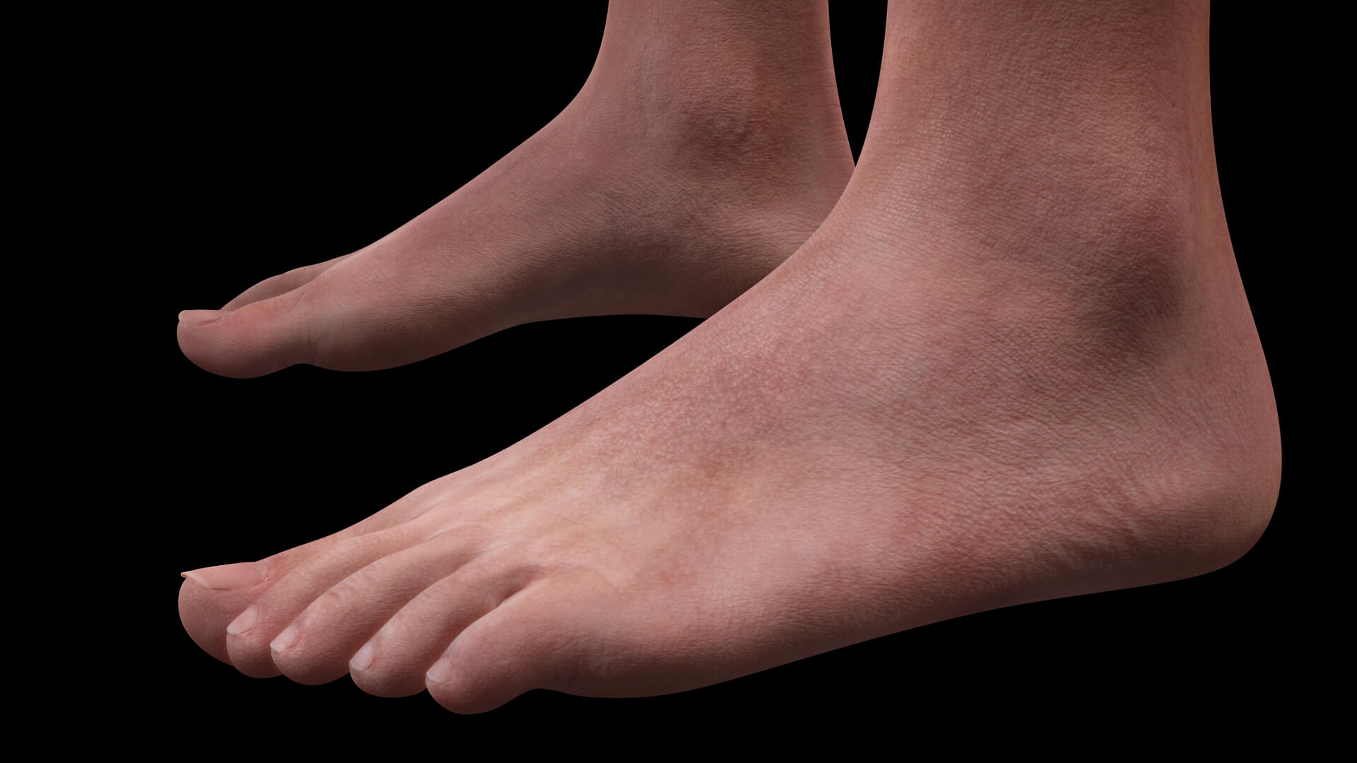 Realistic Male Base Mesh - 3D Model by khaloui