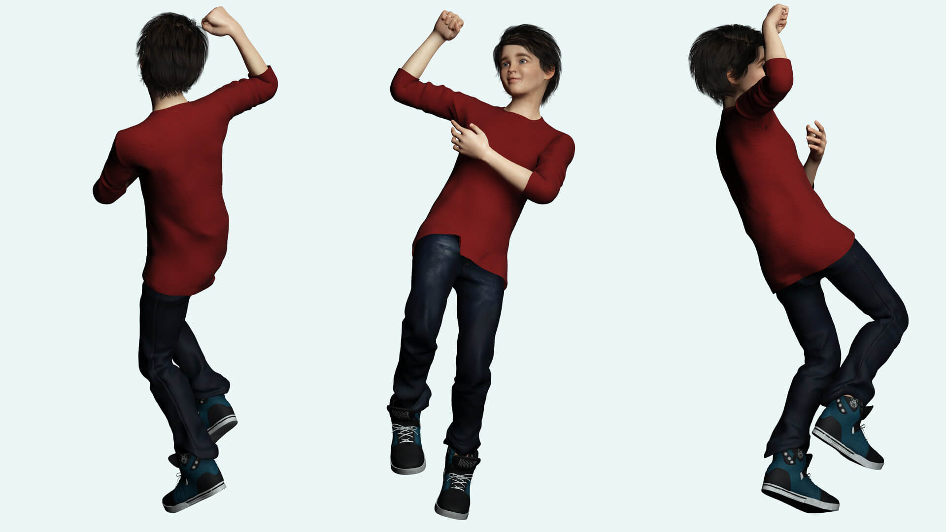 Boy - 3D Model by khaloui