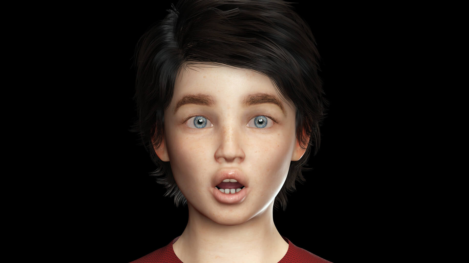 Boy - 3D Model by khaloui