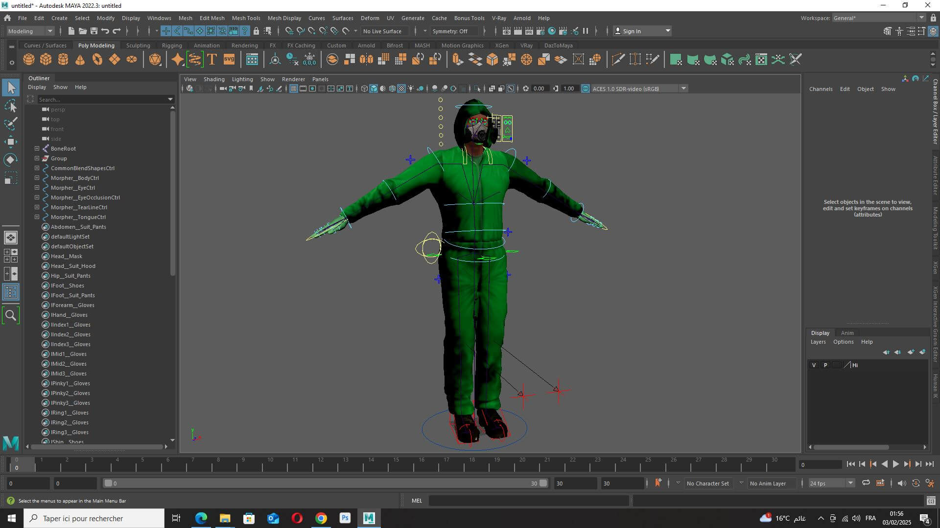 Realistic Containment Suit High-Quality 3D Character by khaloui
