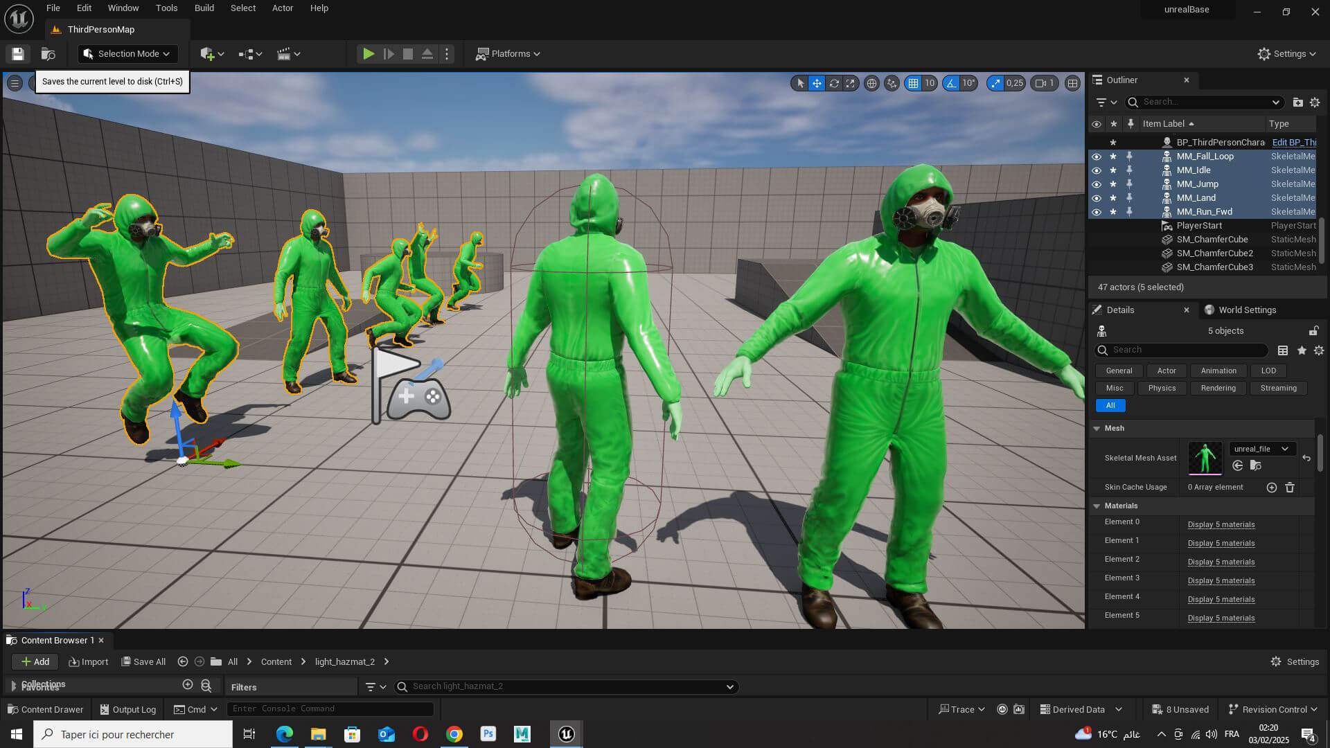Realistic Containment Suit High-Quality 3D Character by khaloui