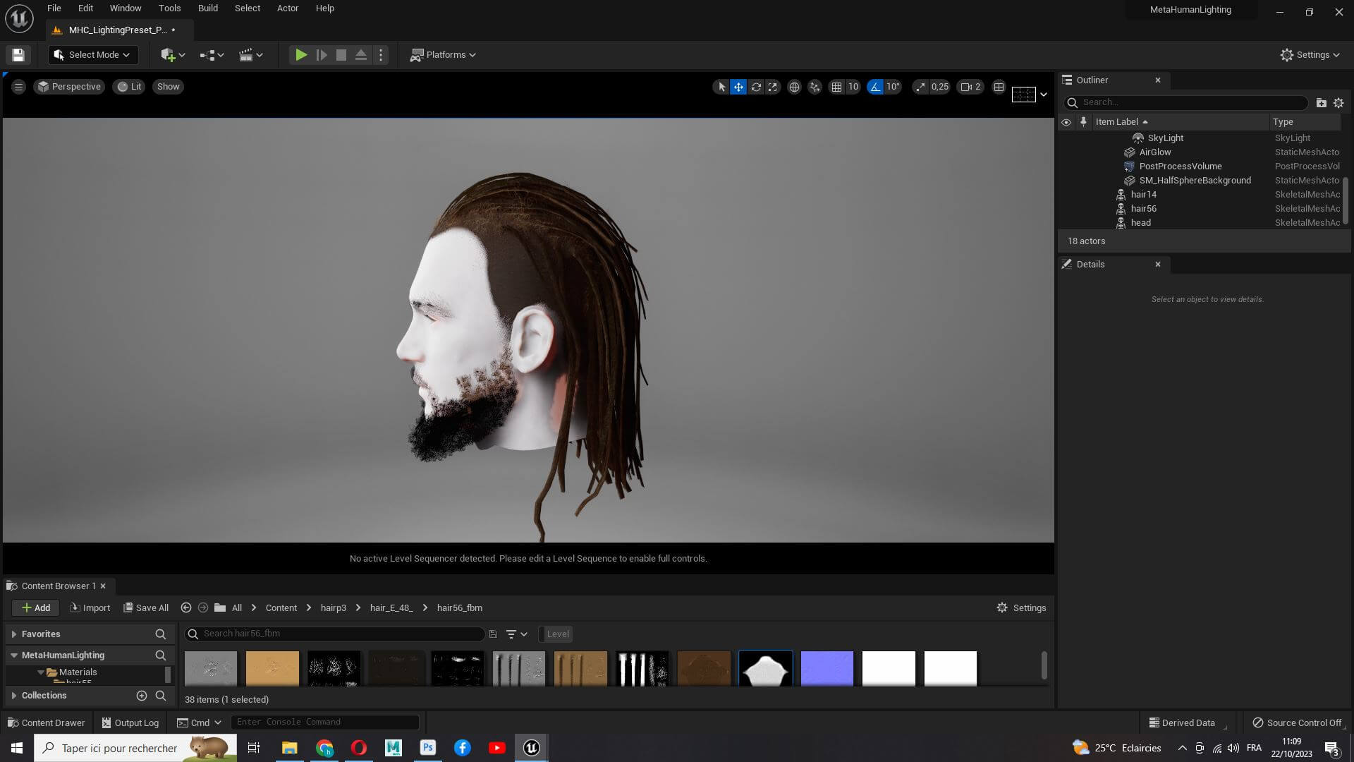 Realistic Dread Man Hair - 3D Model by khaloui