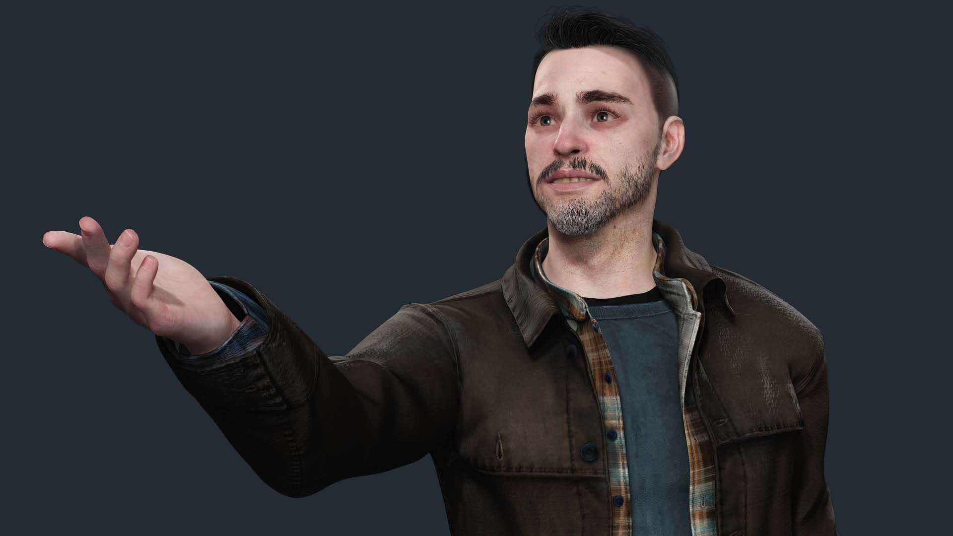 Realistic Father Kiven - 3D Model by khaloui