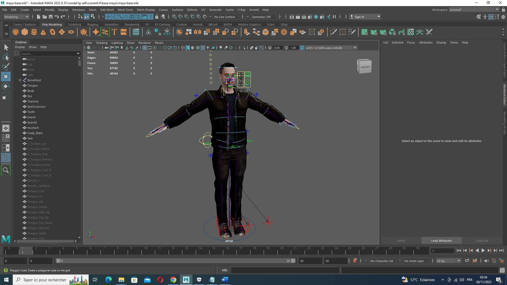 Realistic Father Kiven - 3D Model by khaloui